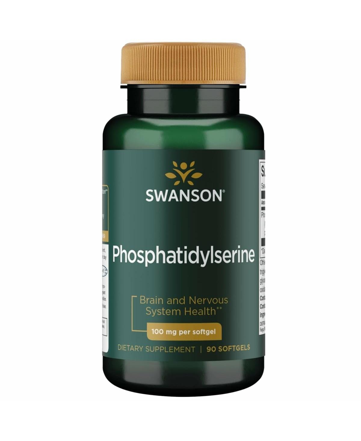 Click here for Swanson Phosphatidylserine 100 Milligrams 90 Softg... prices