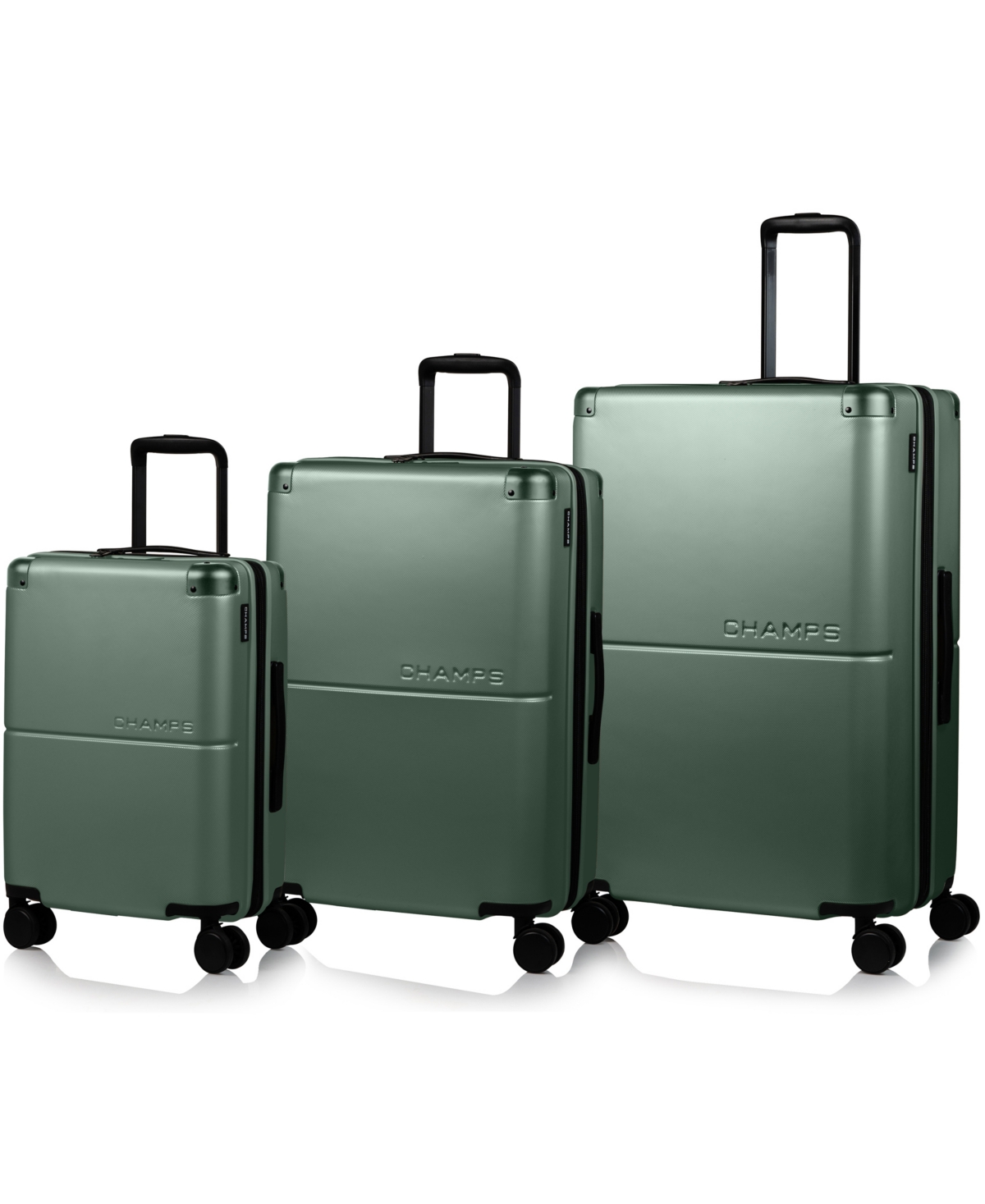 Click here for Champs 3-Piece Earth Hardside Luggage Set with Usb... prices