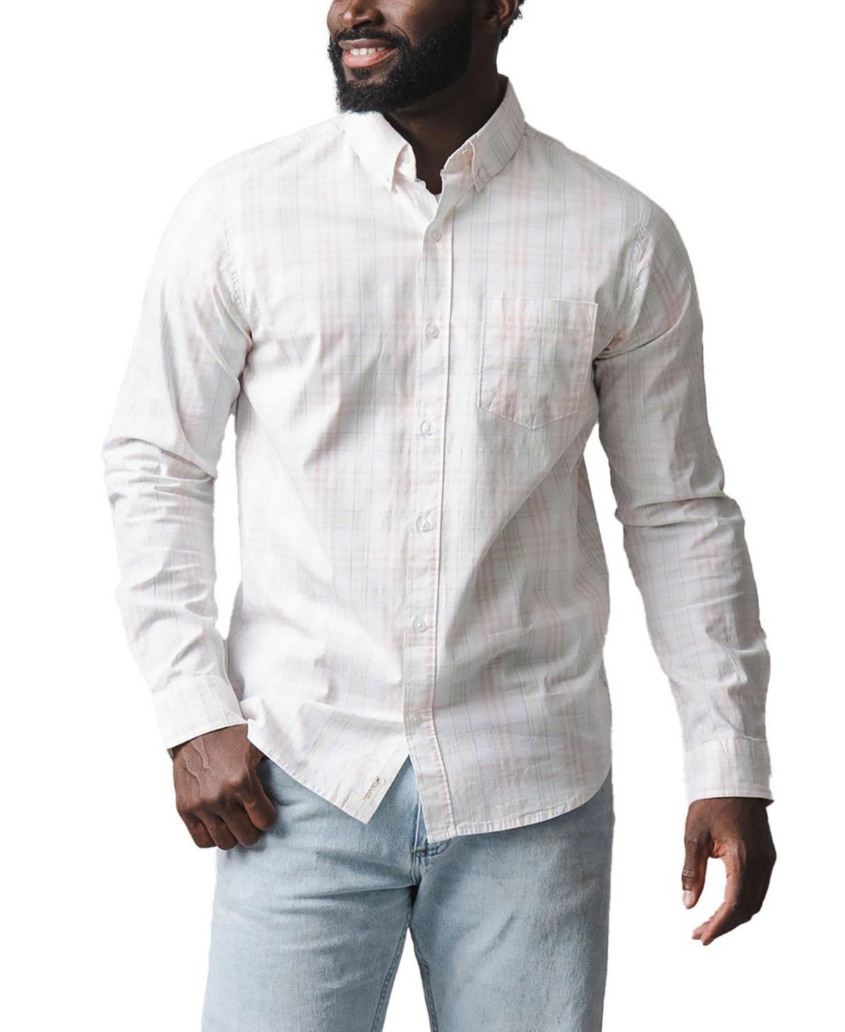 Click here for Hope & Henry Mens Organic Long Sleeve Stretch Popl... prices