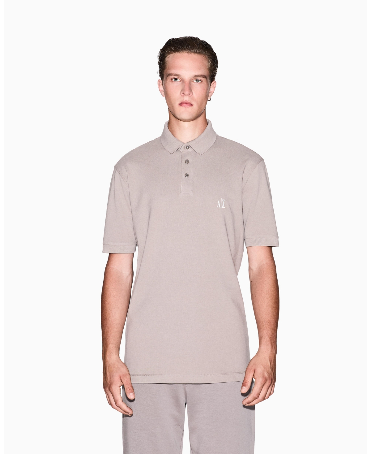 Click here for A|X Armani Exchange Mens Regular Fit Cotton Pique... prices