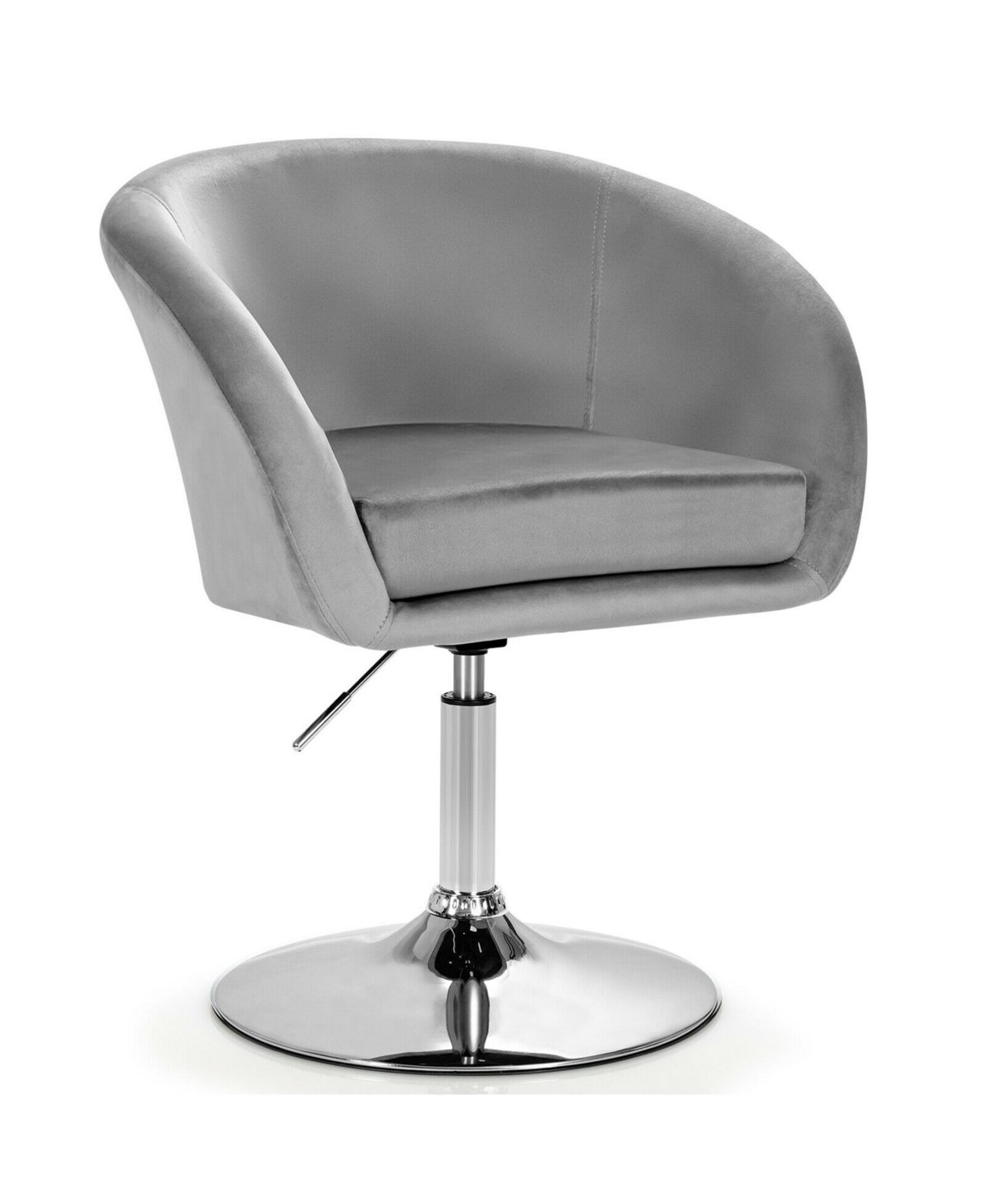 Click here for Gymax Modern Velvet Chair Height Adjustable Bar St... prices