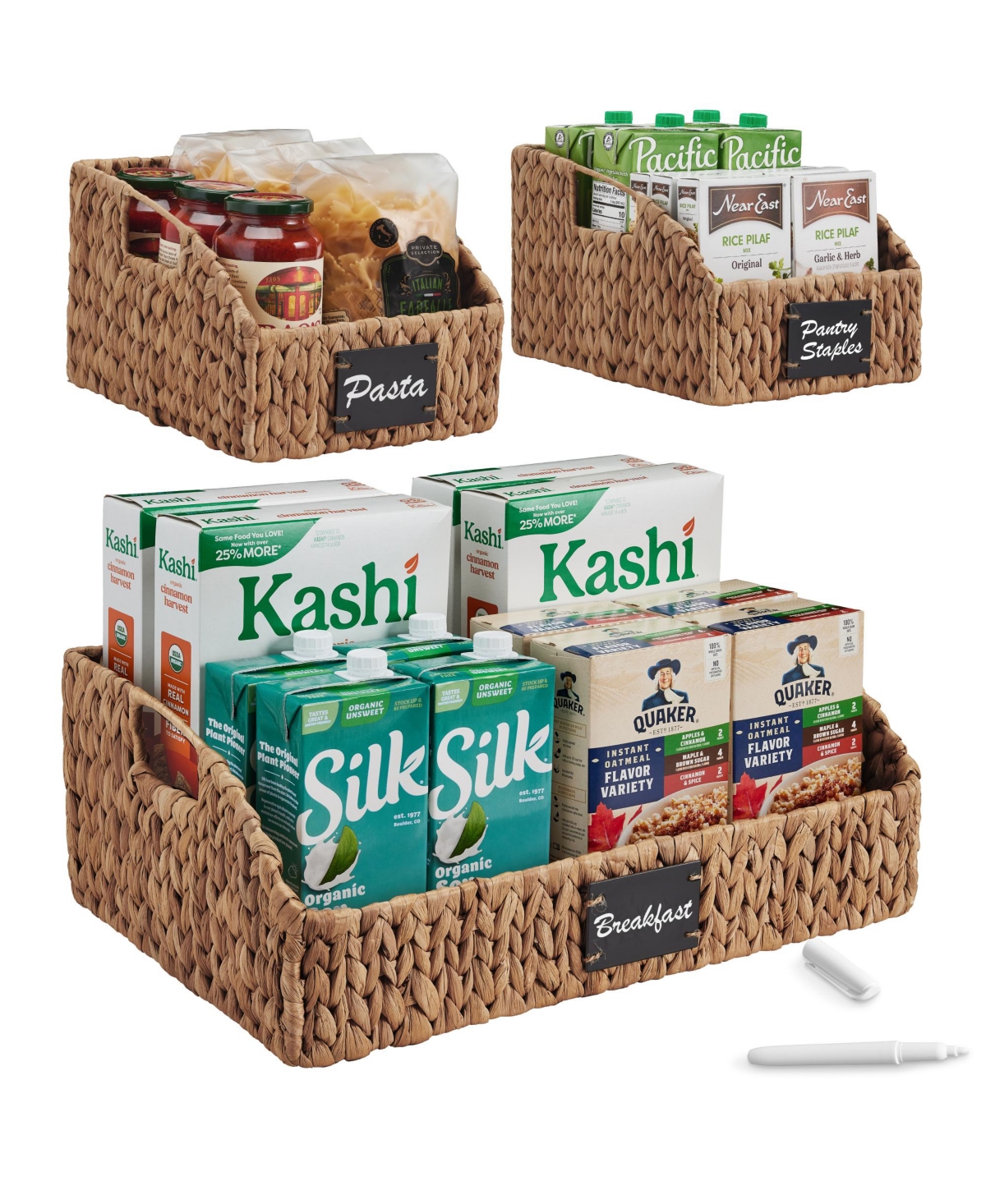 Click here for Best Choice Products Hyacinth Angled Pantry Storag... prices