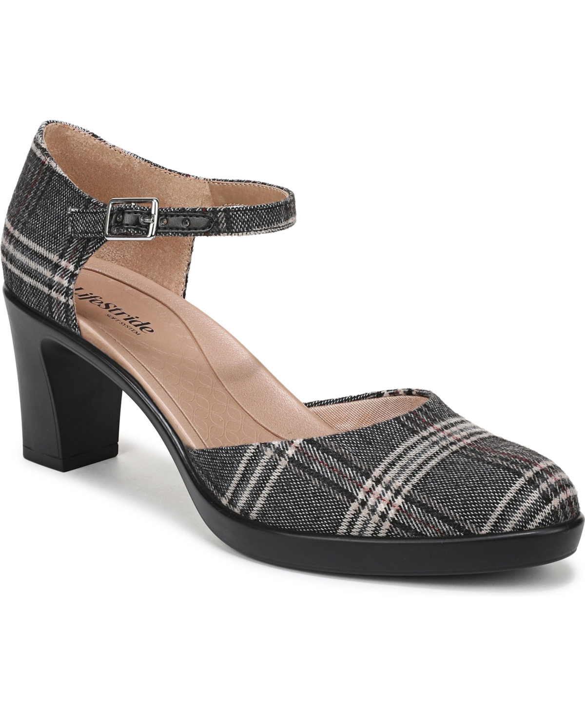 Click here for LifeStride Womens Effortless 2 Block Heel Pumps -... prices