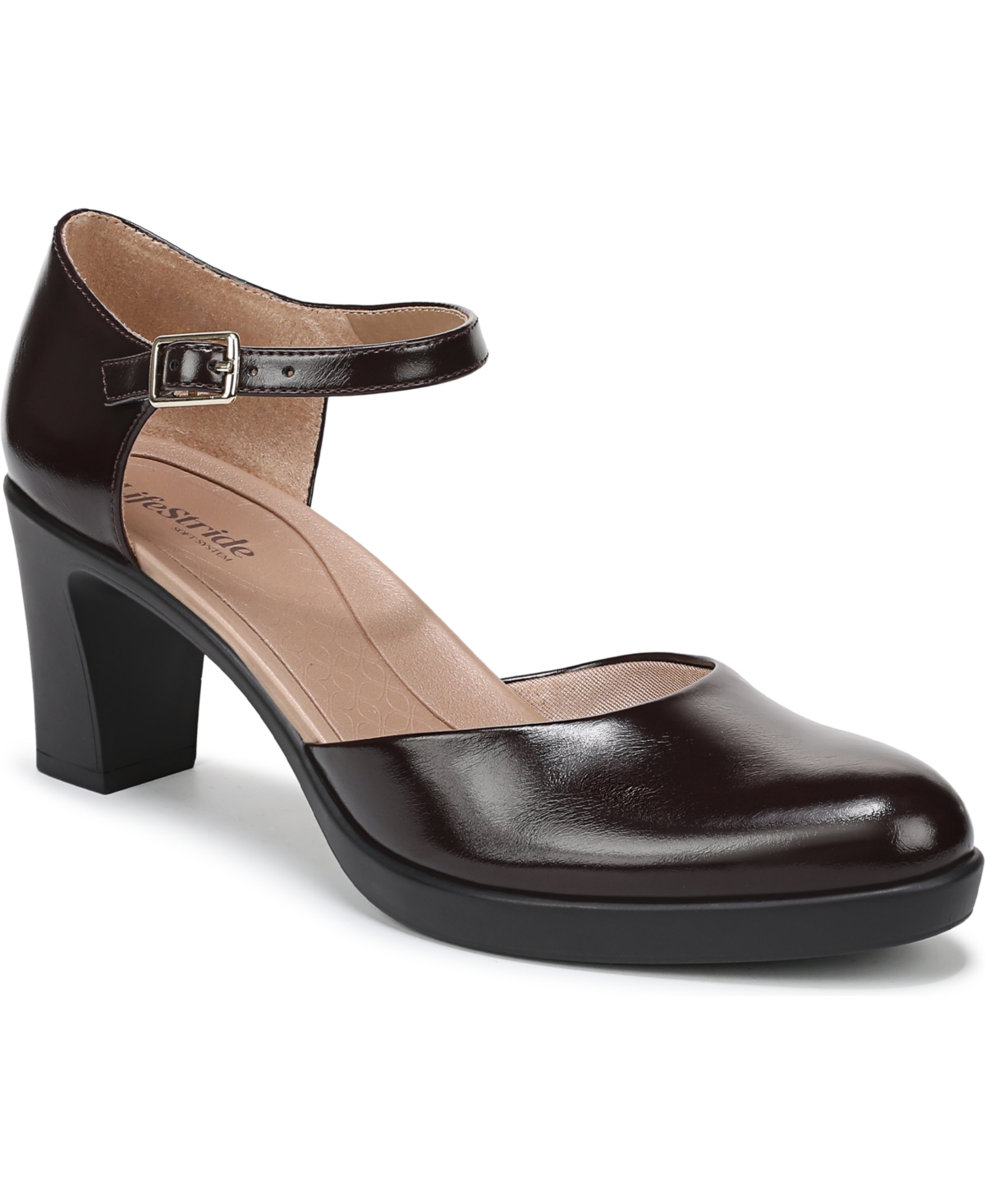 Click here for LifeStride Womens Effortless 2 Block Heel Pumps -... prices