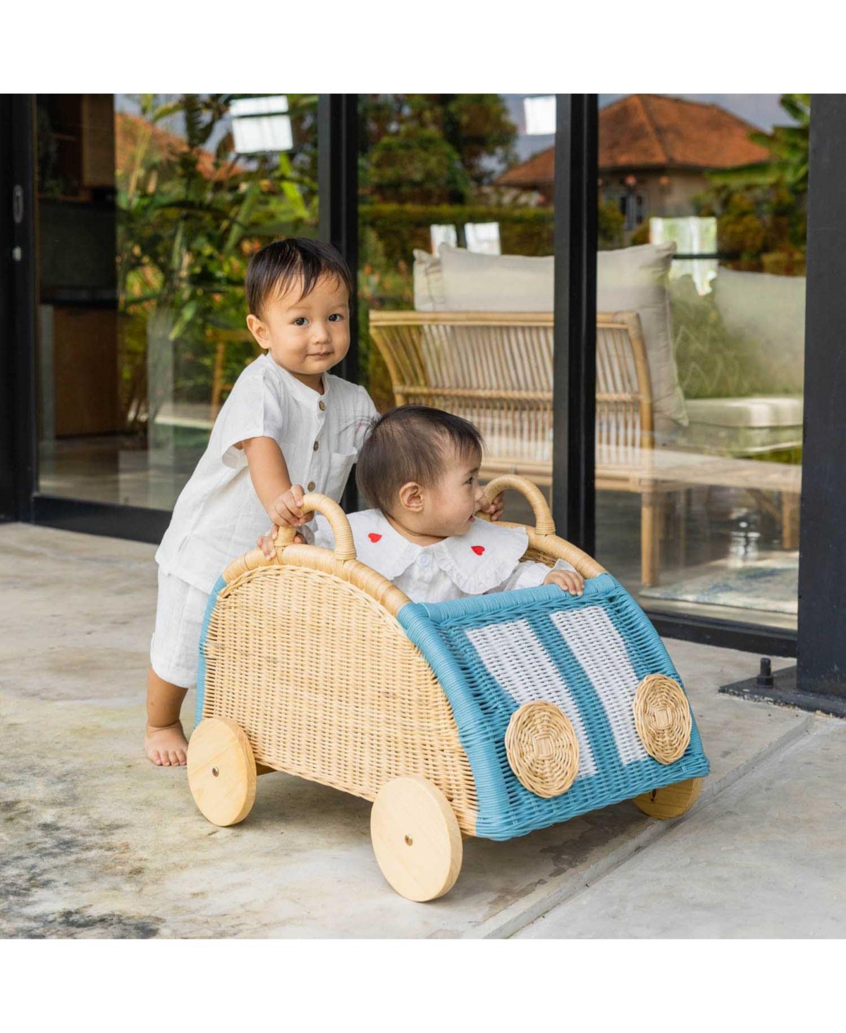 Click here for Momiji Archie Handcrafted Rattan Storage Wicker Wa... prices