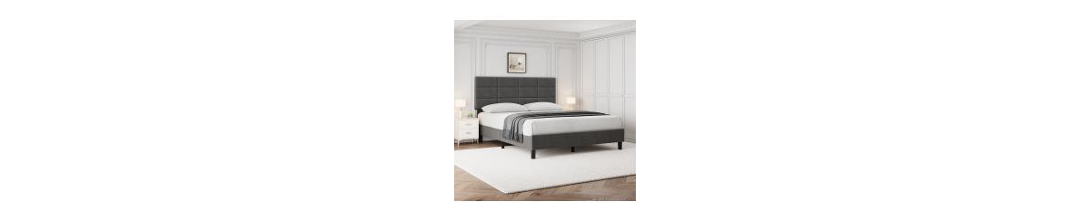 Click here for Homfan Modern Noise-Free Upholstered Platform Bed... prices