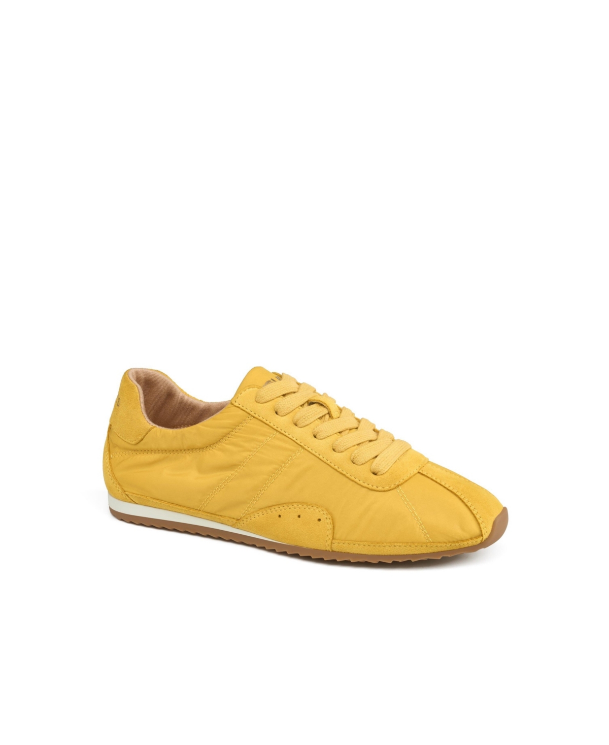 Click here for JSlides Womens Preppy Nylon Sneaker - Yellow prices