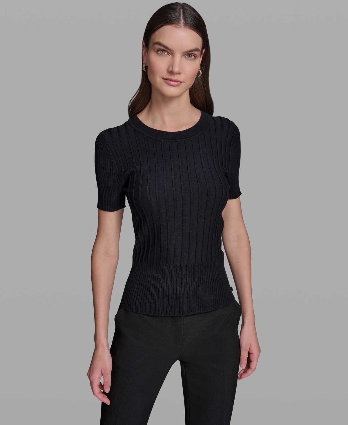 Click here for Karl Lagerfeld Paris Womens Crew Neck Sweater - Mi... prices