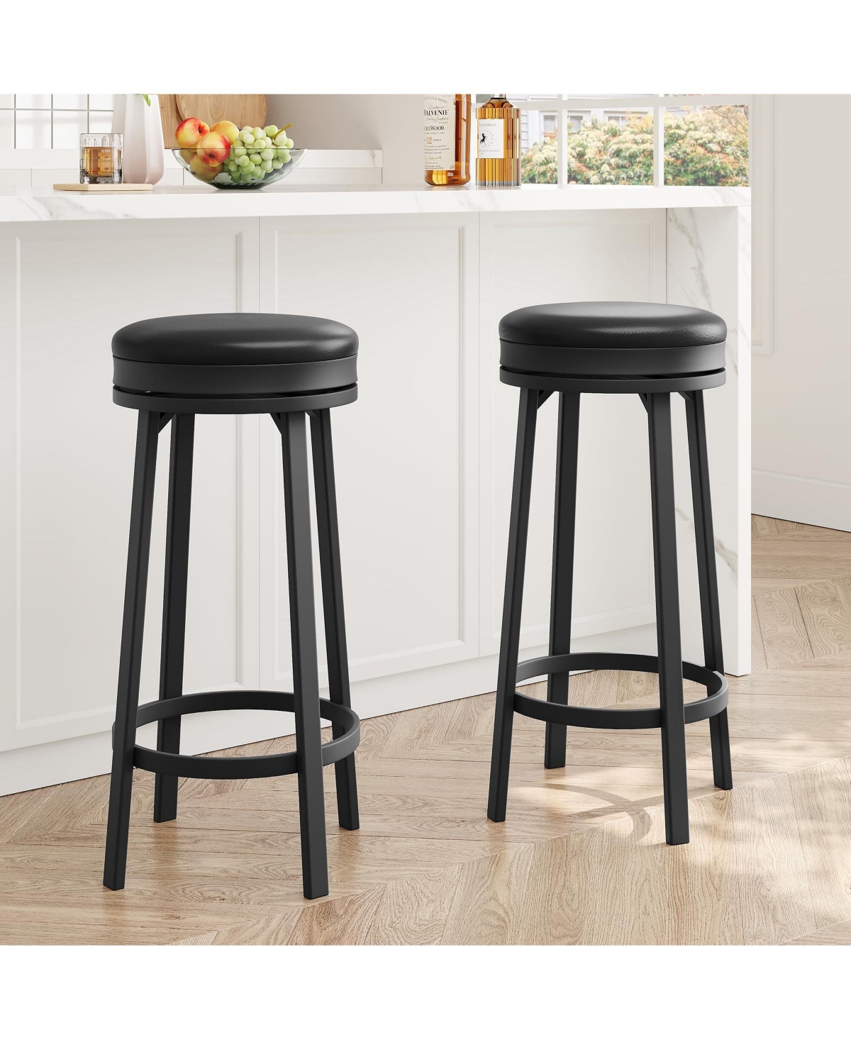 Click here for gaomon Swivel Bar Stools Set of 2  Counter Height... prices