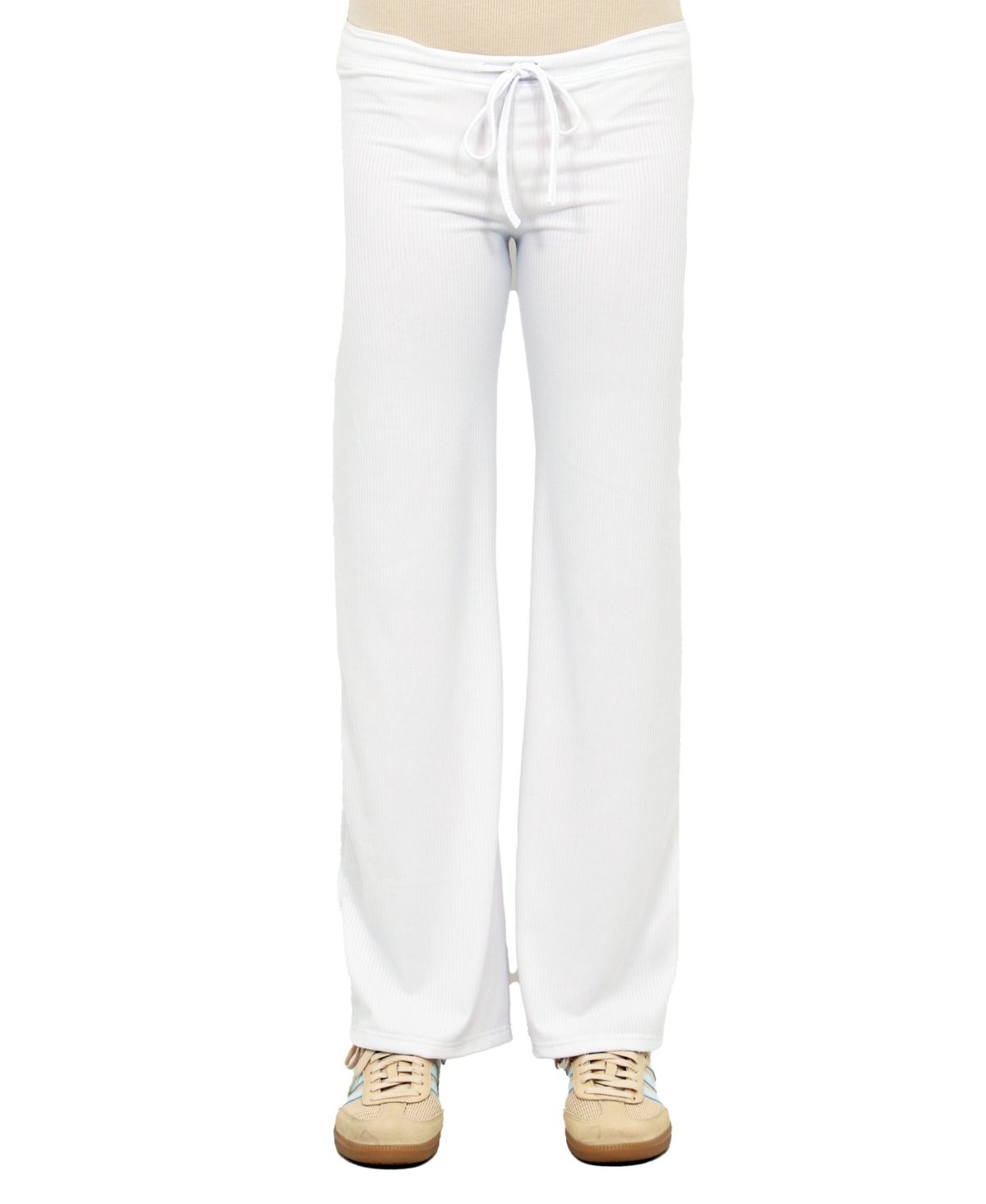 Click here for 24seven Comfort Apparel Womens Ribbed Knit Wide-Le... prices