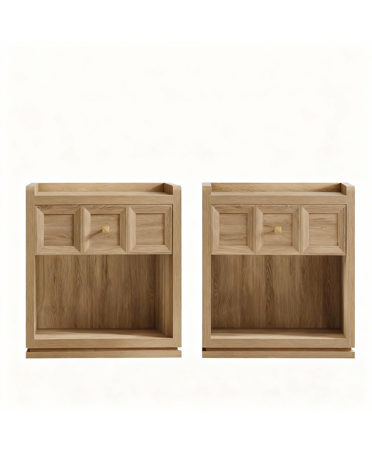 Click here for Yigii 26 Wide Nightstand with Drawer - Modern Rust... prices