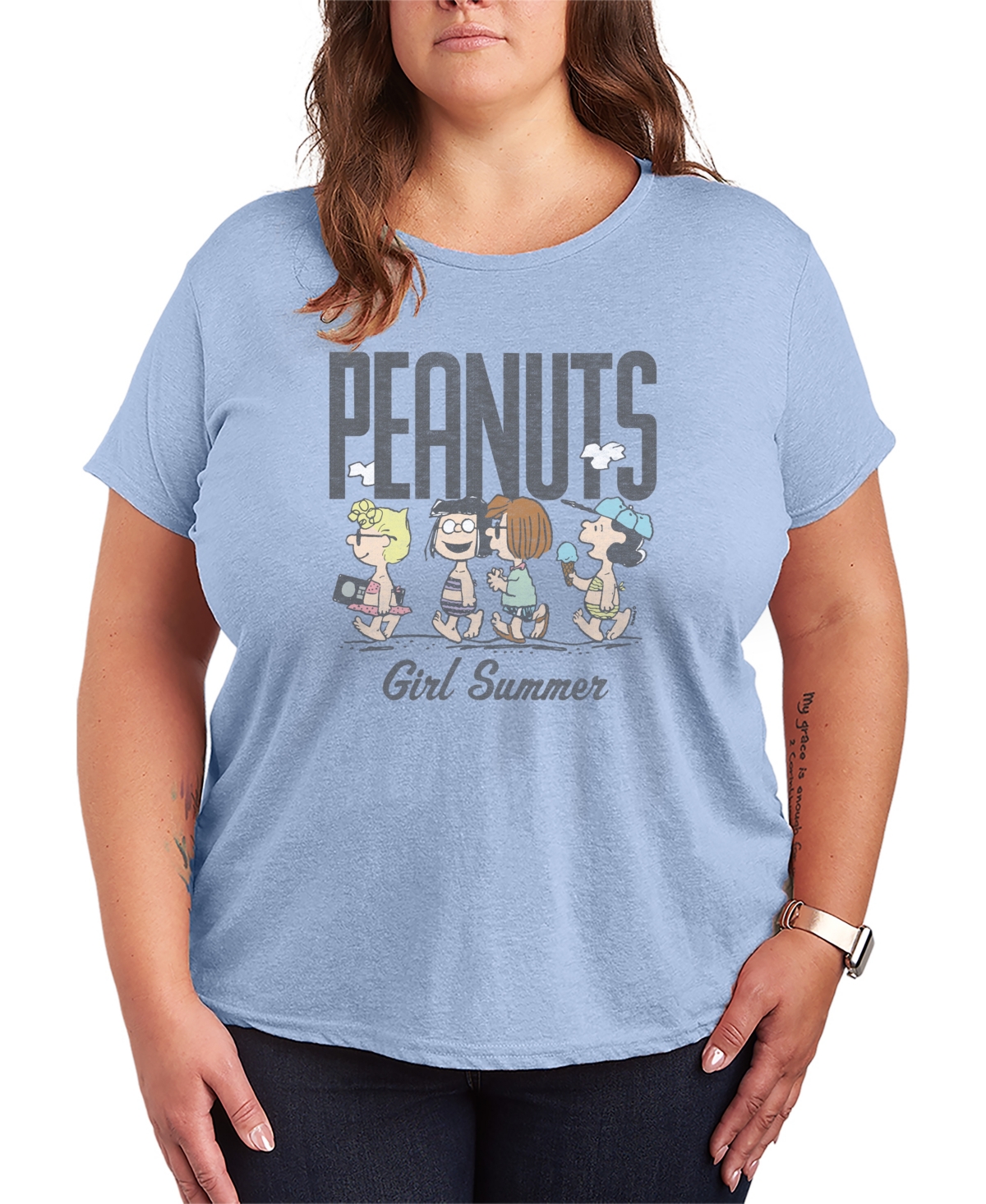 Click here for Hybrid Apparel Plus Size Peanuts Girl Summer Sally... prices