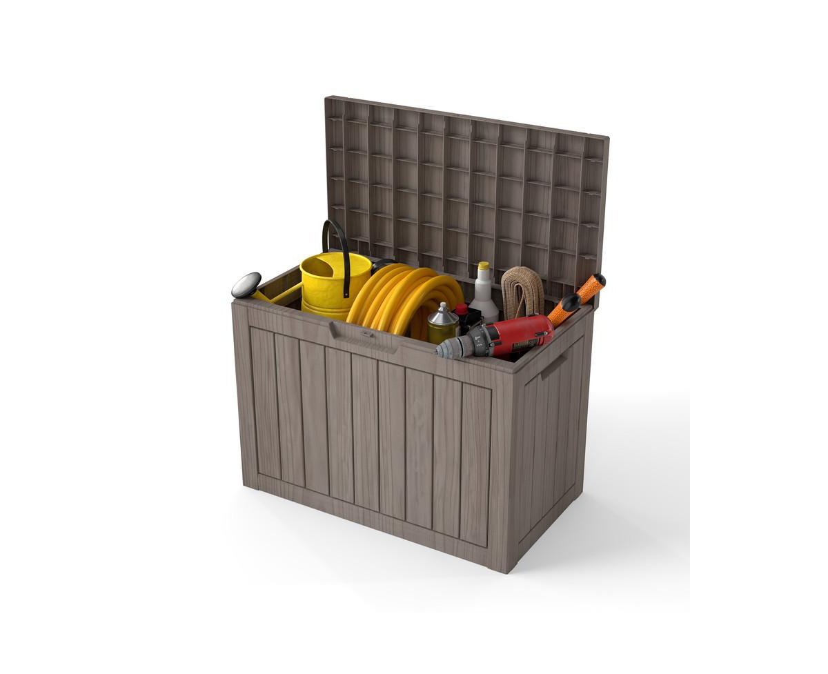 Click here for sumyeg Outdoor Resin Deck Box with 300 lbs Load Ca... prices