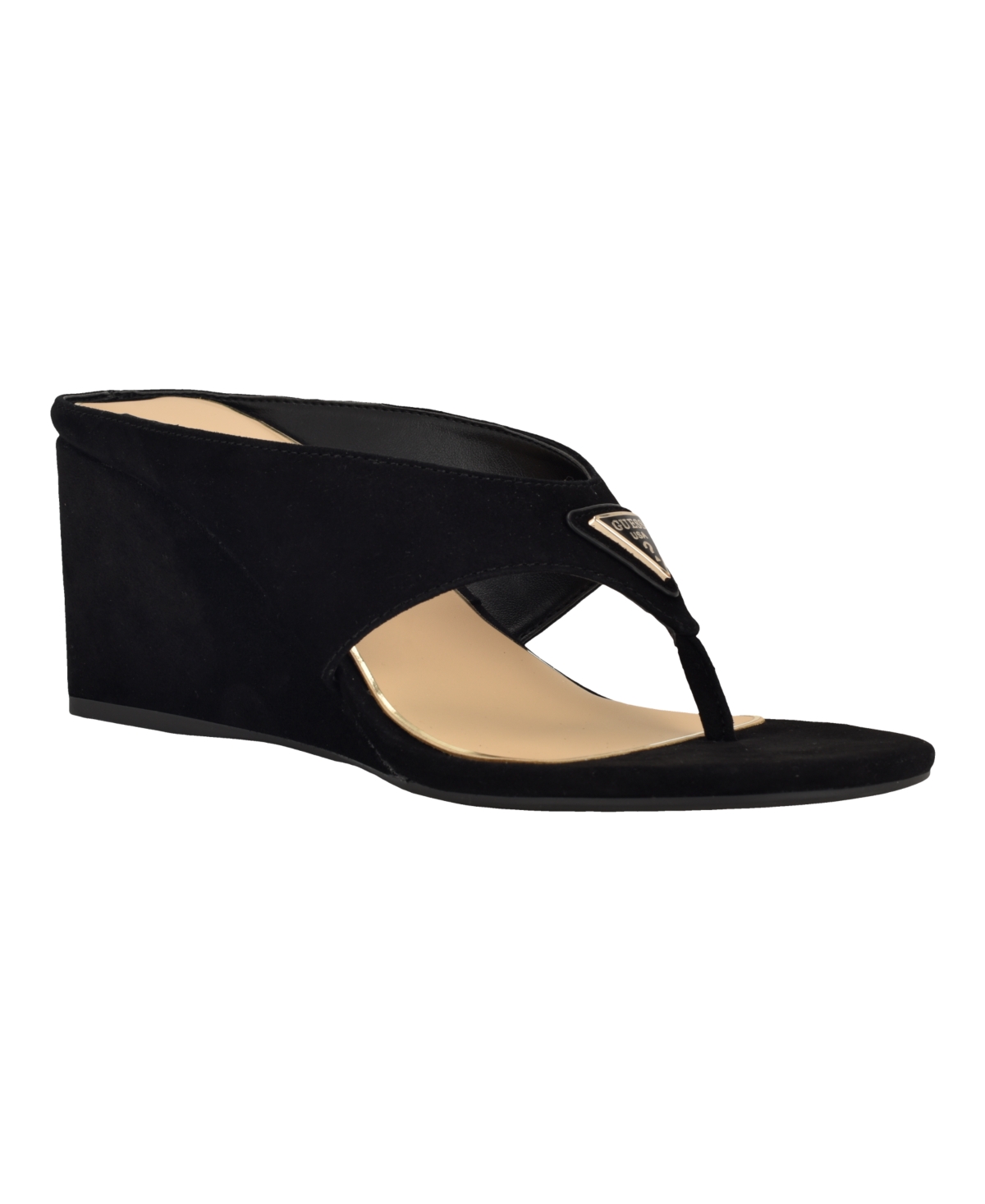 Click here for Guess Womens Marchon Thong Slip-On Wedge Sandals -... prices