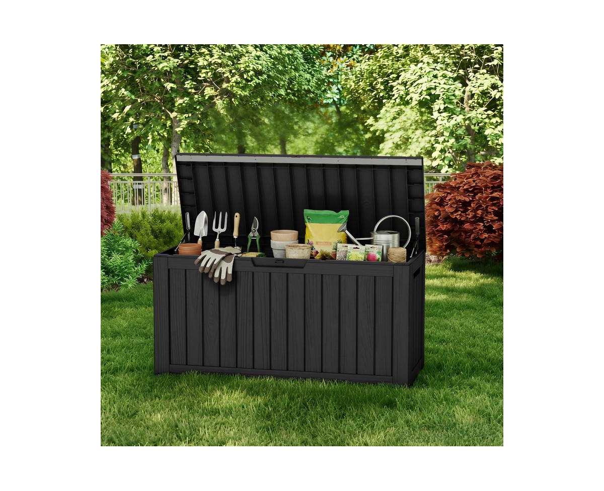 Click here for sumyeg Resin Outdoor Storage Deck Box with Lockabl... prices