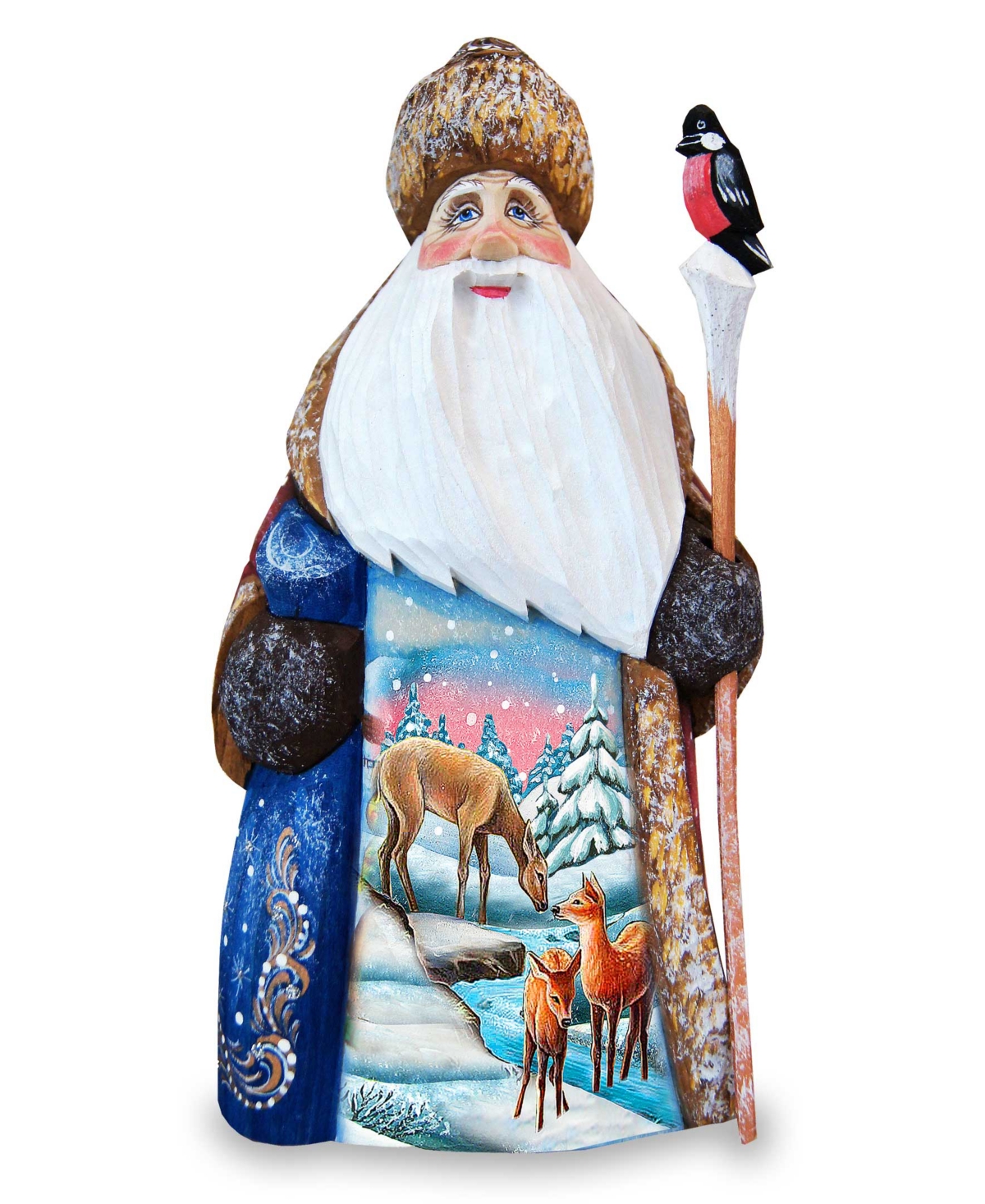 Click here for G.DeBrekht Woodcarved and Hand Painted Santa Deer... prices