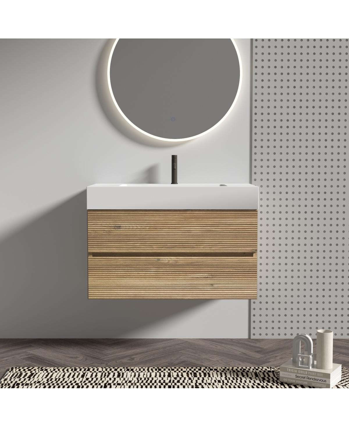Click here for Sillysis Mid-Century Modern Bathroom Vanity with O... prices