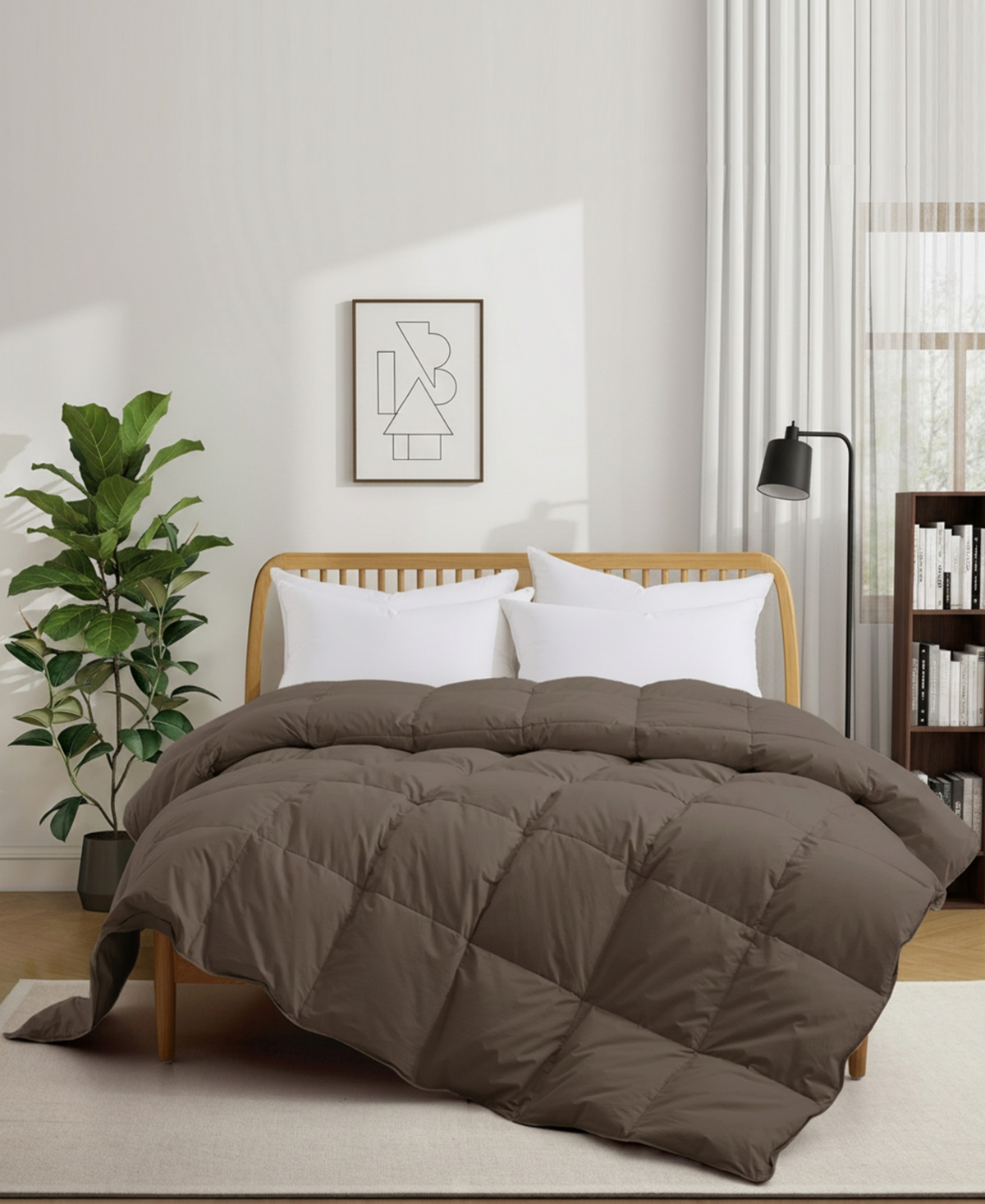 Click here for Unikome Luxurious Breathable Comforter  Twin - Bro... prices