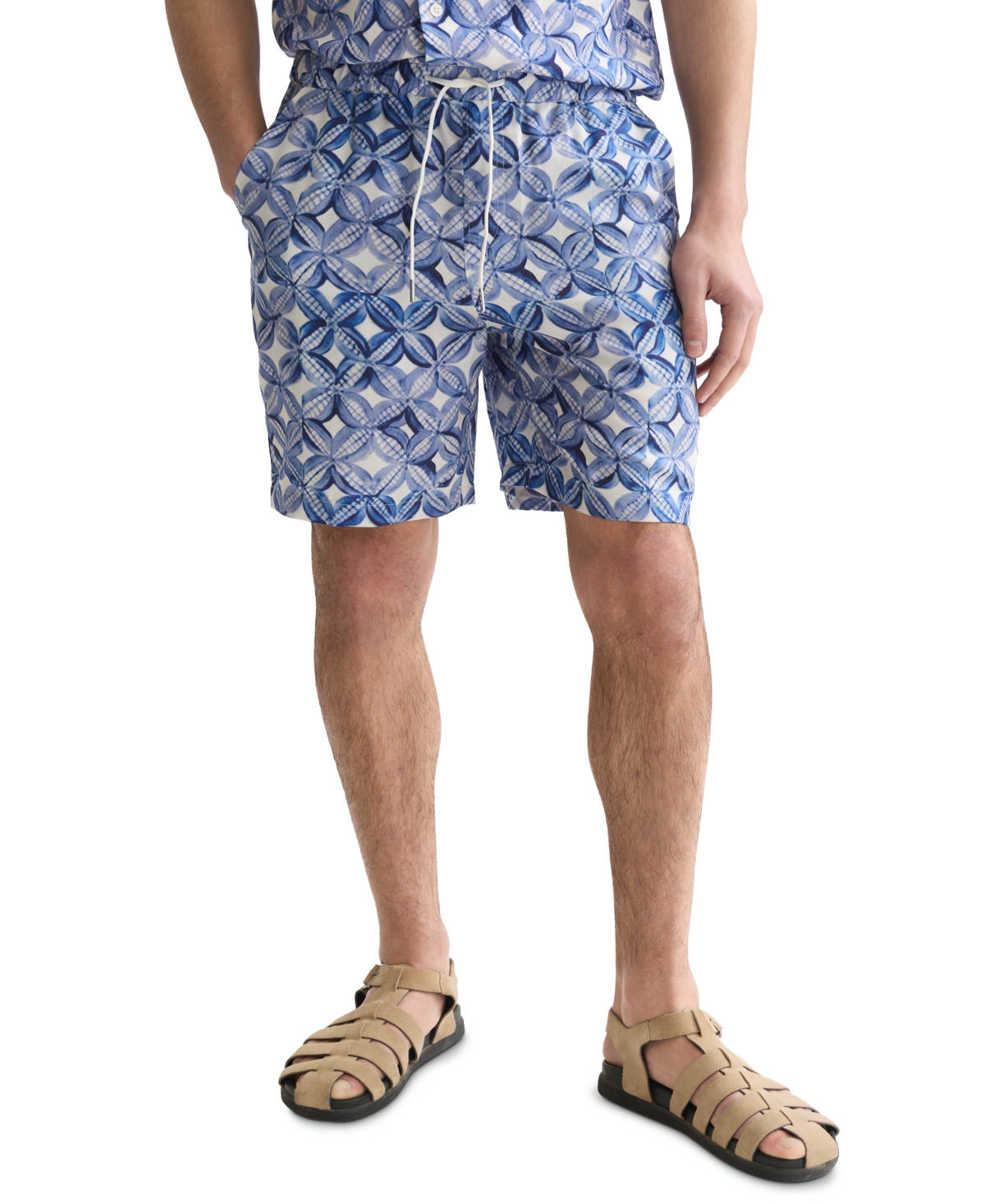 Click here for Scotch & Soda Mens Regular-Fit Printed Shorts - Ti... prices