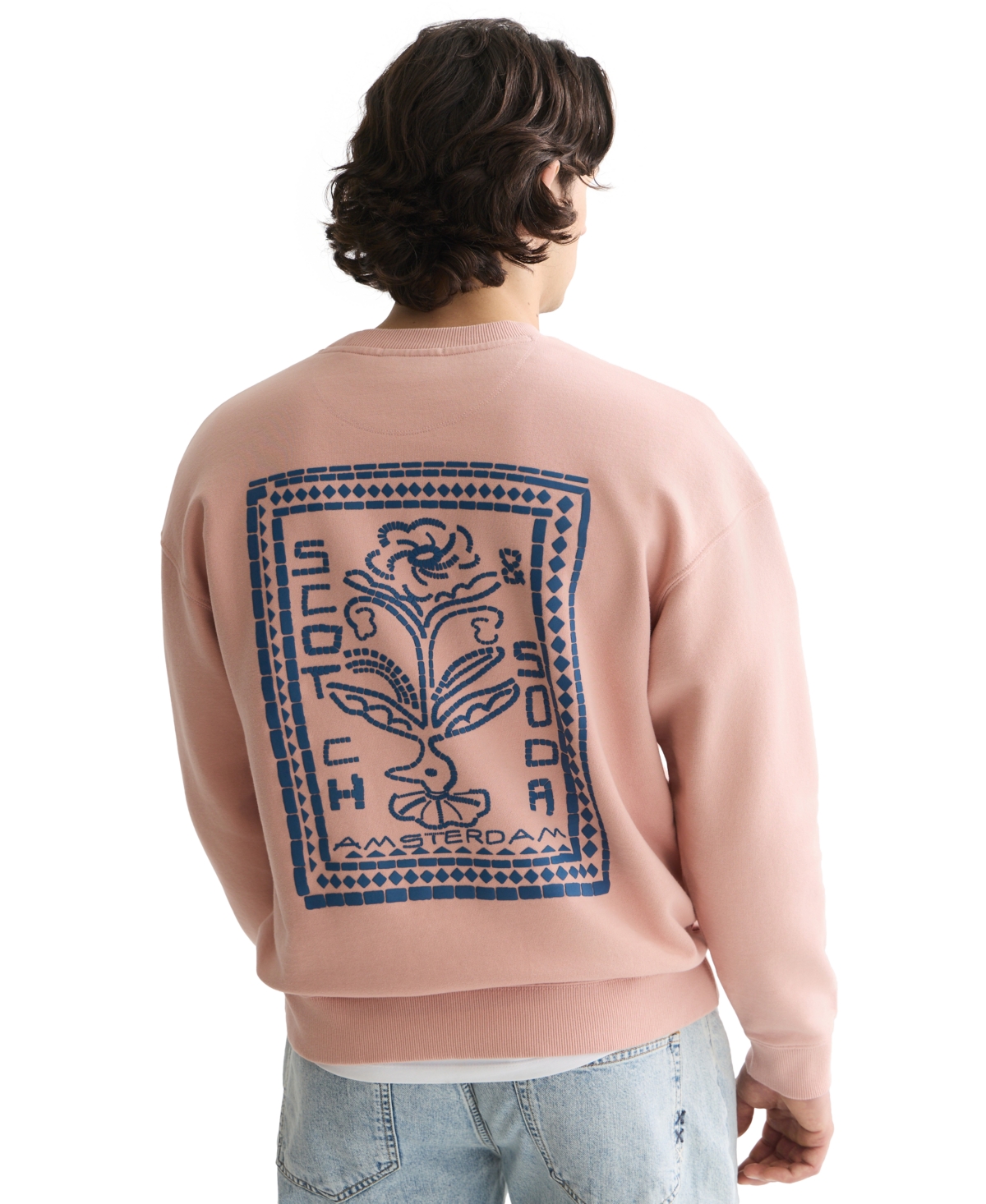 Click here for Scotch & Soda Mens Artwork Relaxed-Fit Sweatshirt... prices