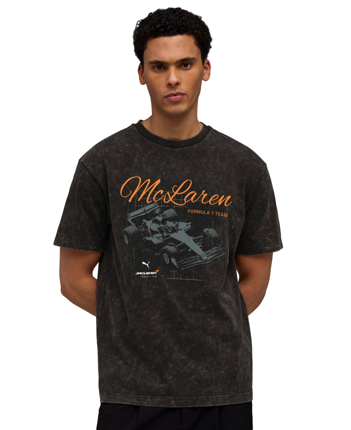 Click here for Puma Mens McLaren Graphic Printed T-Shirt - Puma B... prices