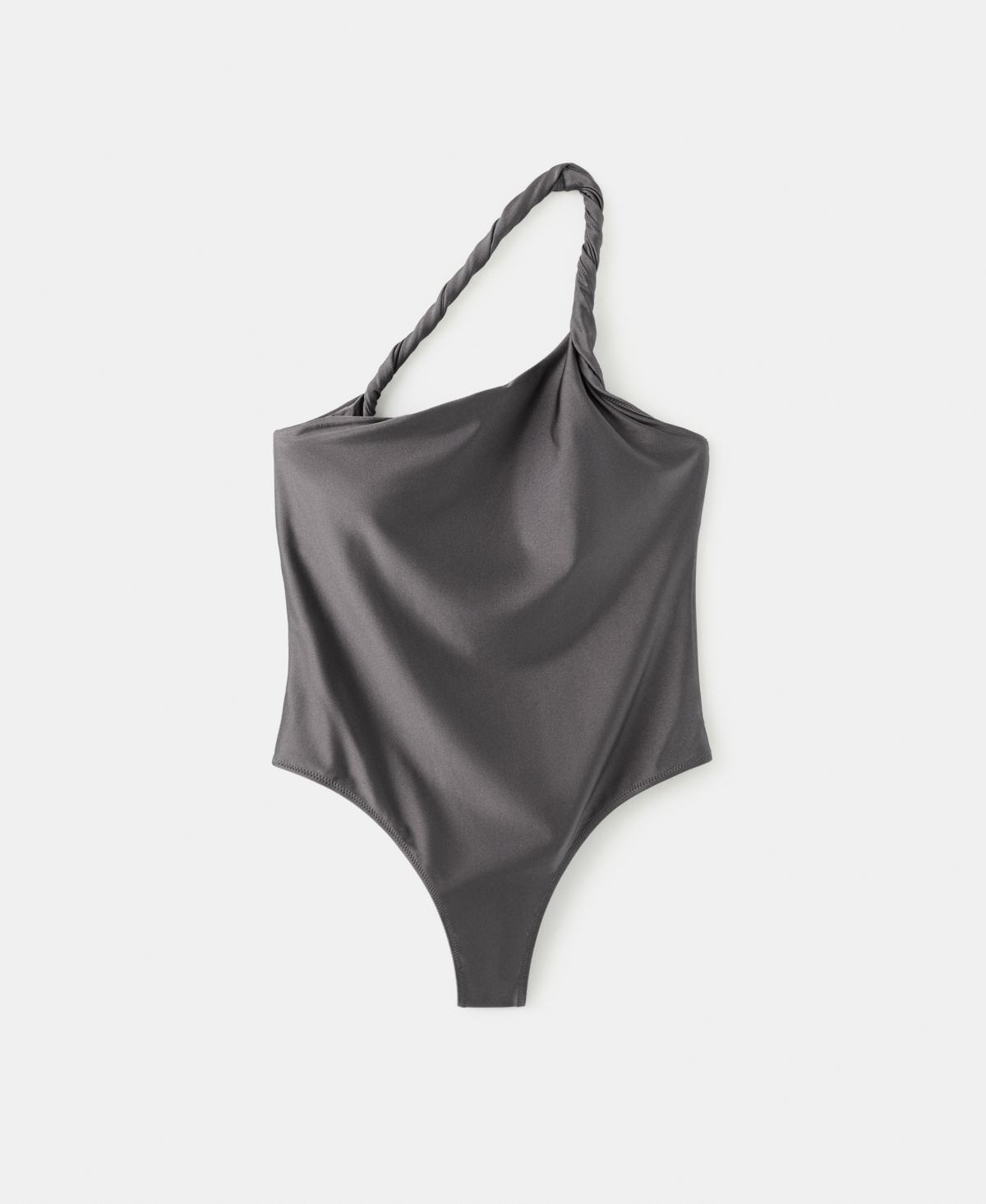 Click here for Mango Womens Asymmetric Swimsuit - Gray prices
