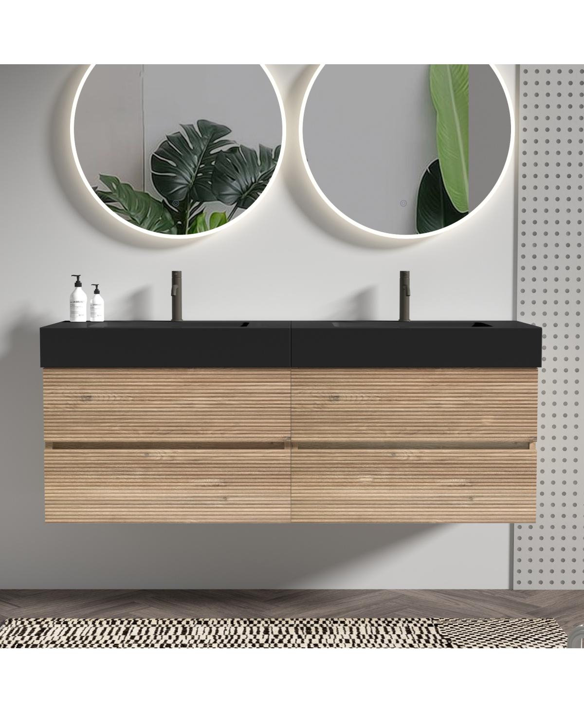 Click here for Sillysis Mid-Century Modern Bathroom Vanity with D... prices