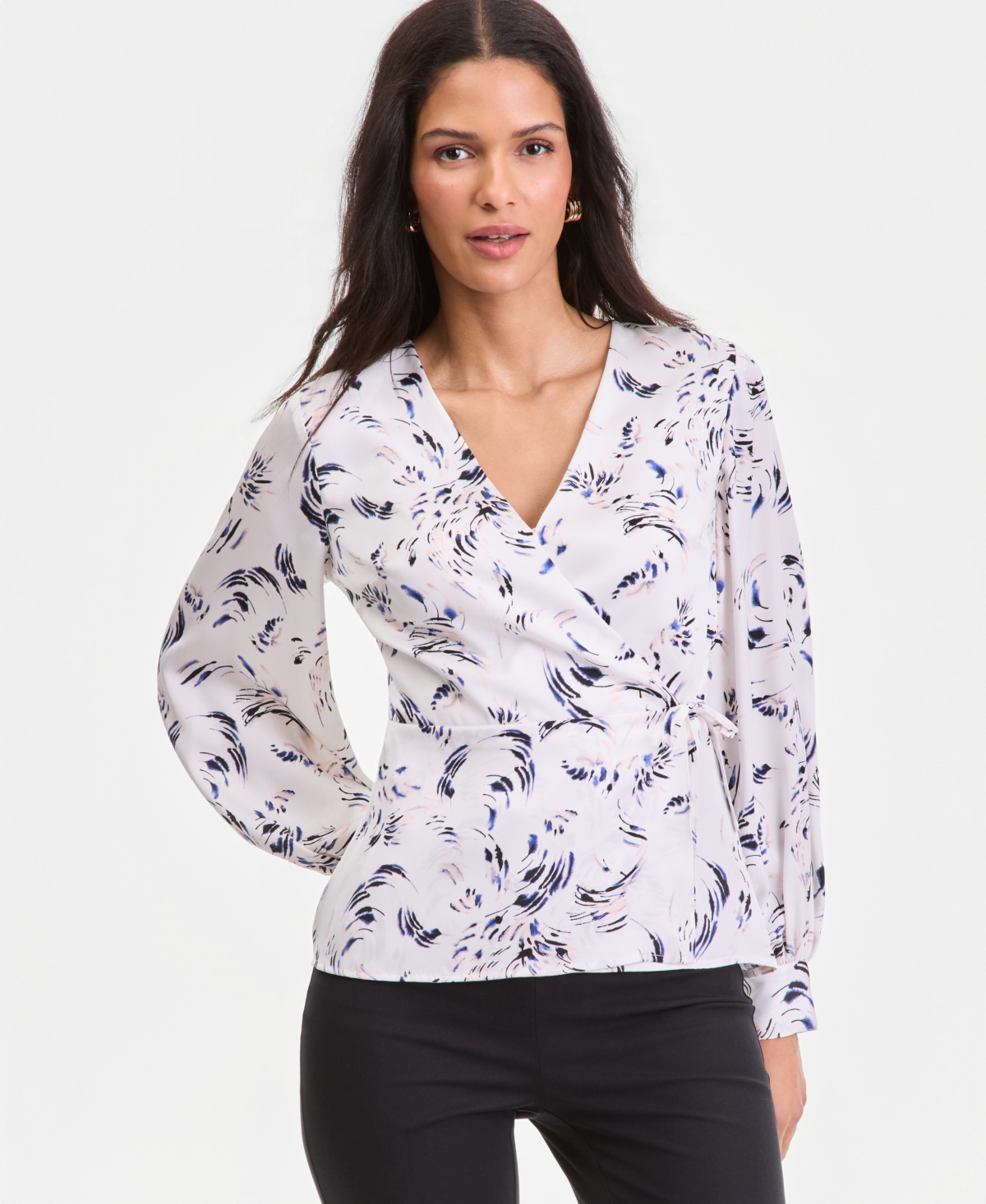Click here for I.n.c. International Concepts Womens Printed Blous... prices