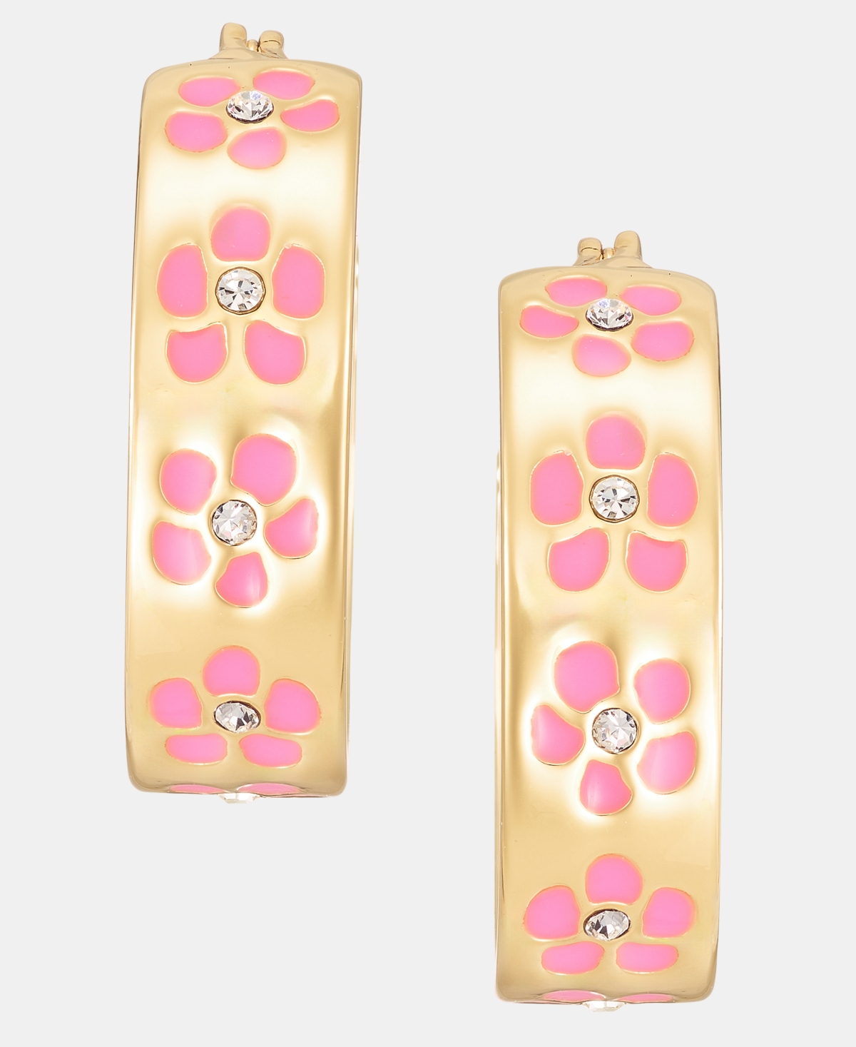 Click here for Karl Lagerfeld Paris Gold-Tone Enamel Flower Inlay... prices
