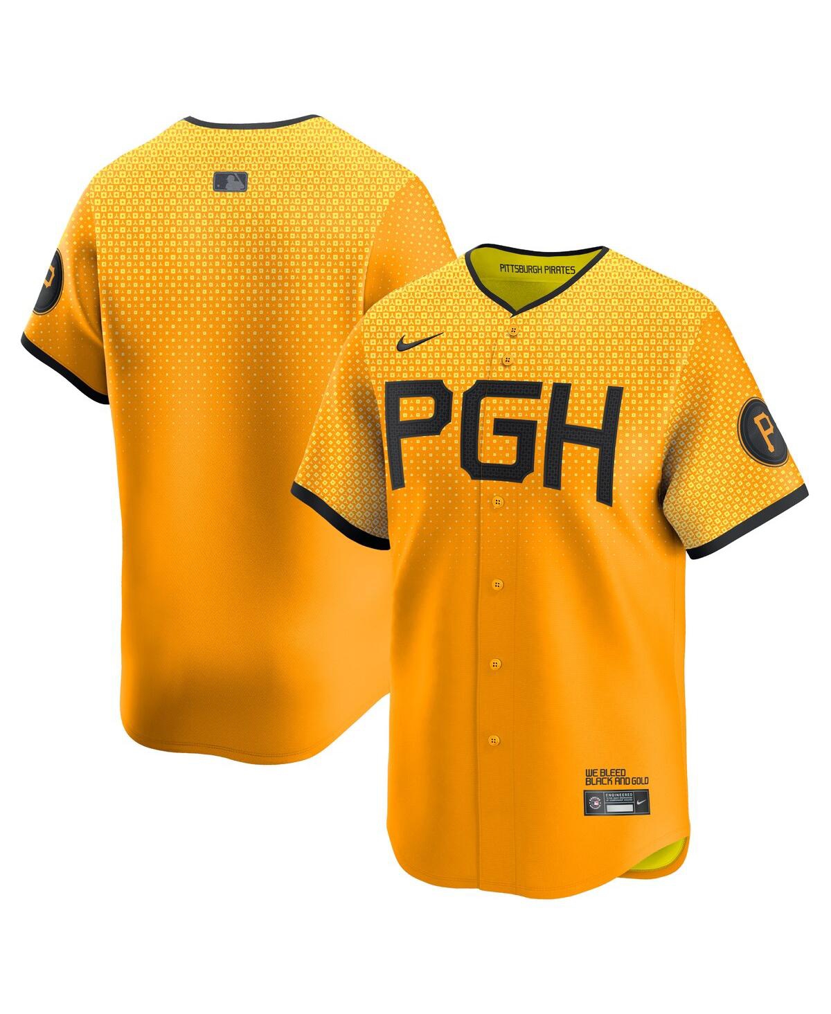 Click here for Nike Mens Gold Pittsburgh Pirates City Connect Lim... prices