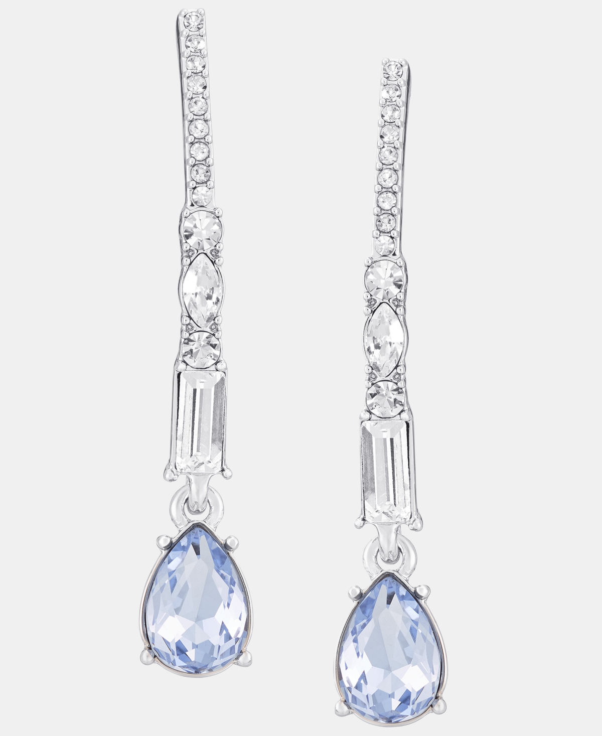 Click here for Givenchy Crystal Threader Earrings - Turq/aqua prices