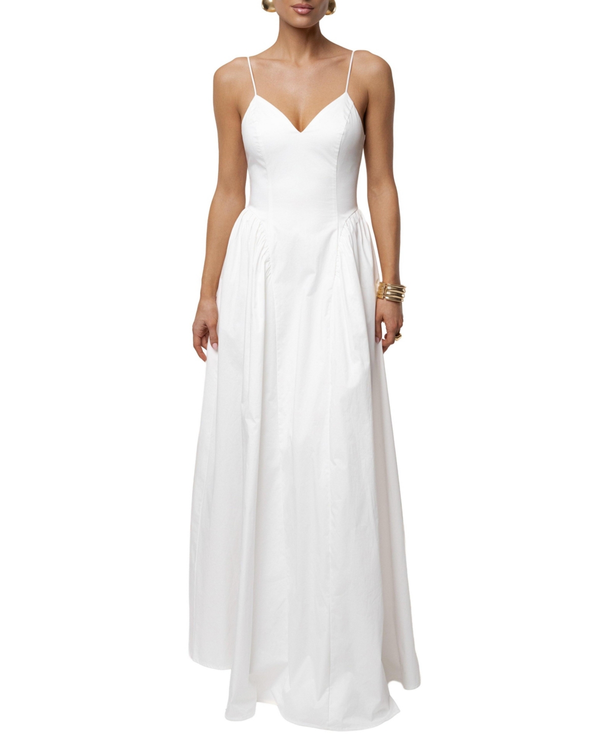 Click here for Jluxlabel Womens Sculpted Grace Maxi Dress - White prices