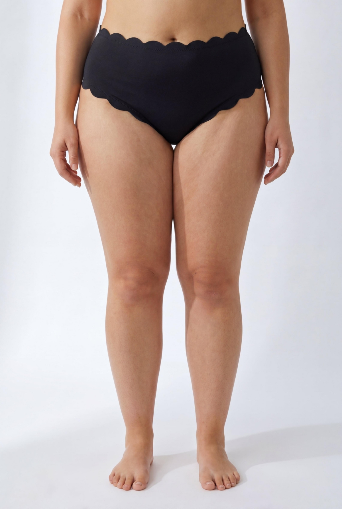 Click here for Swimsuits for All Womens Scallop Trim Swim Brief -... prices