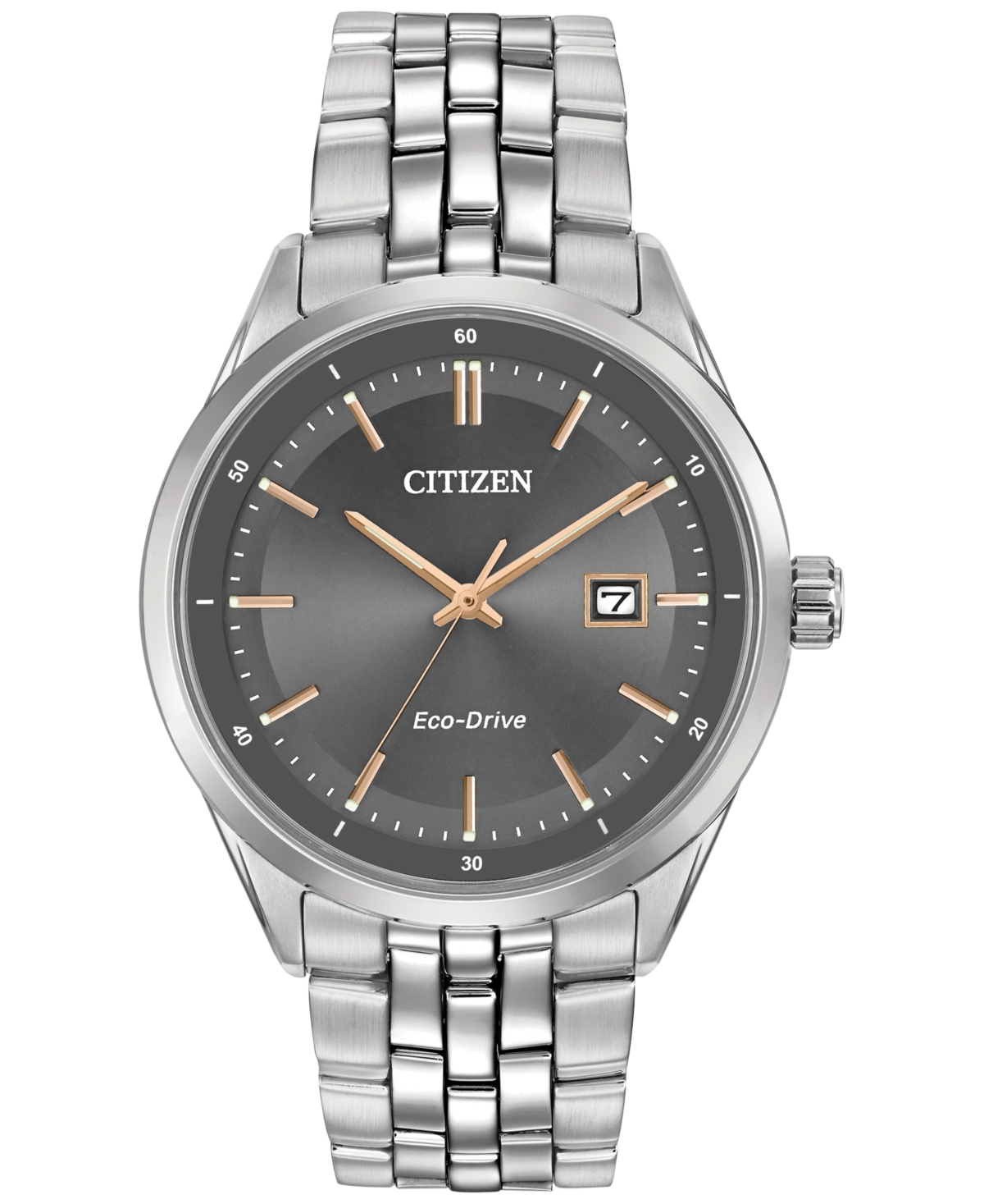 Click here for Citizen Mens Eco-Drive Stainless Steel Bracelet Wa... prices