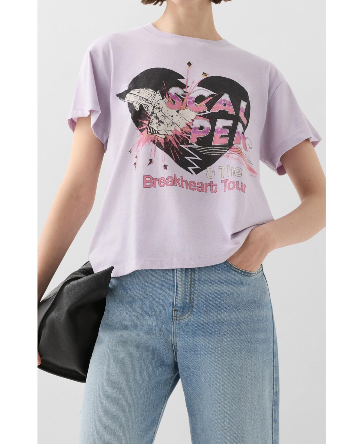 Click here for Scalpers Womens Breakheart Tee - Lilac prices