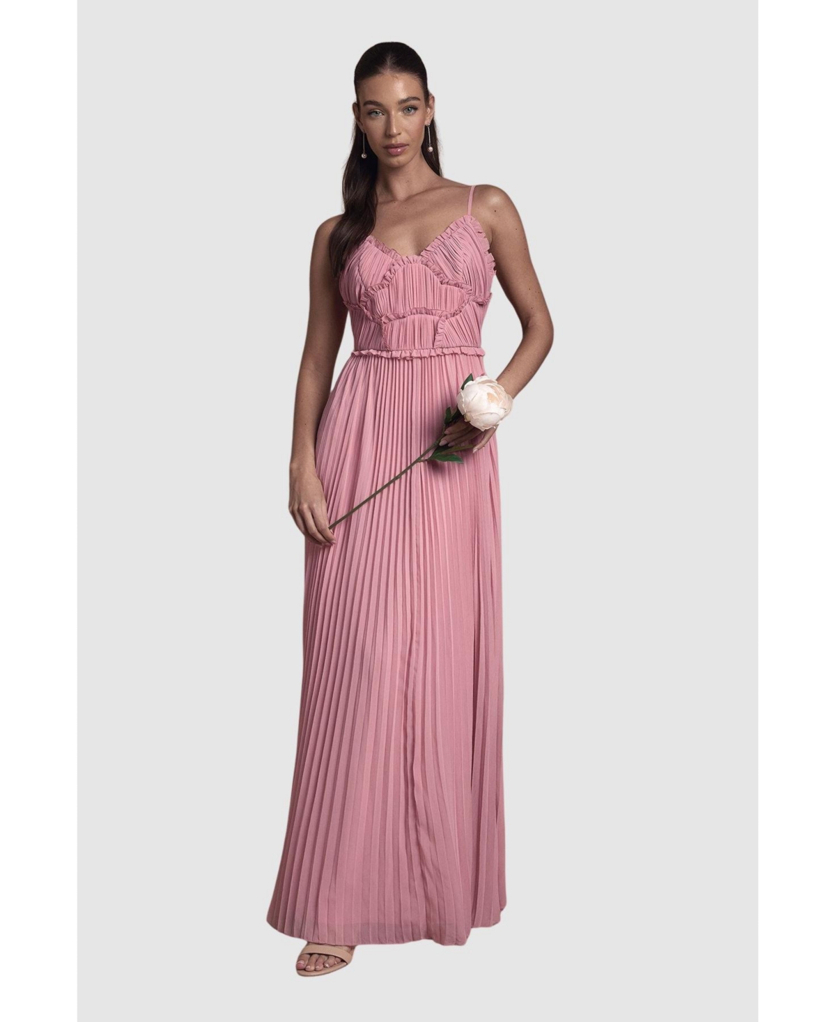 Click here for Oasis Womens Bridesmaid Dress With Ruffle Detail -... prices