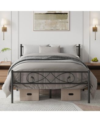 Click here for Homfan Metal Platform Bed Frame With Fist Style He... prices