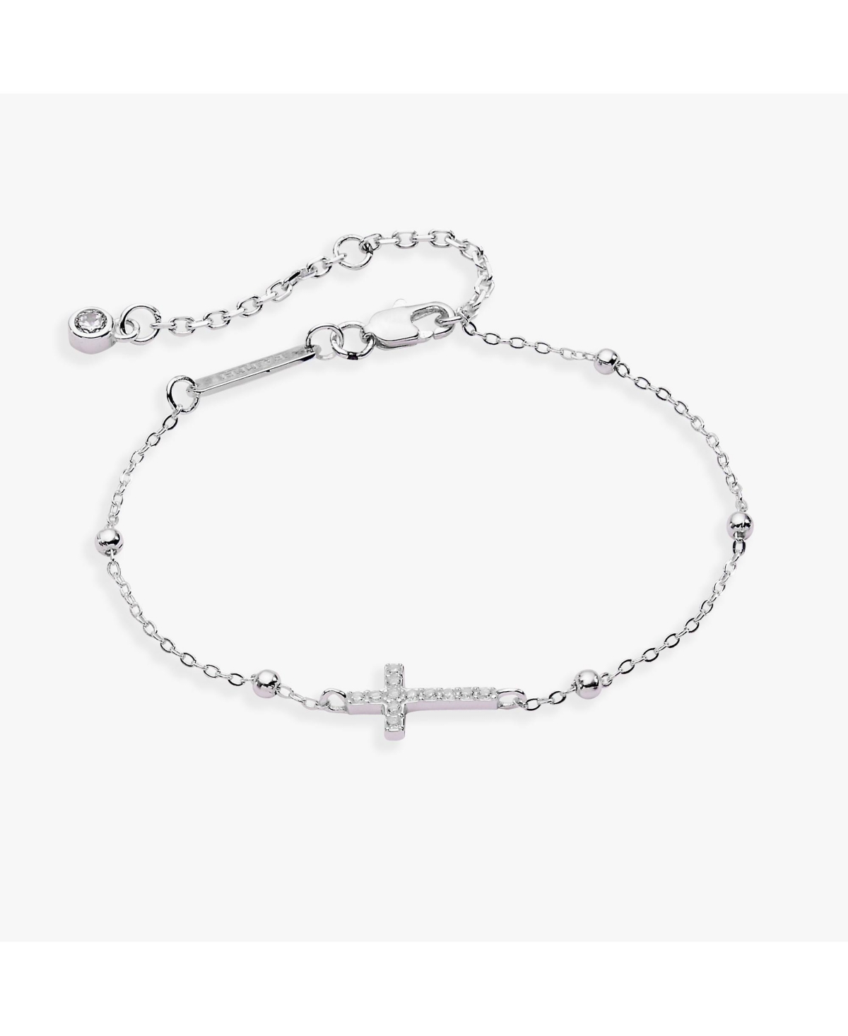 Click here for Alex and Ani Cross Delicate Pave Crystal Beaded St... prices