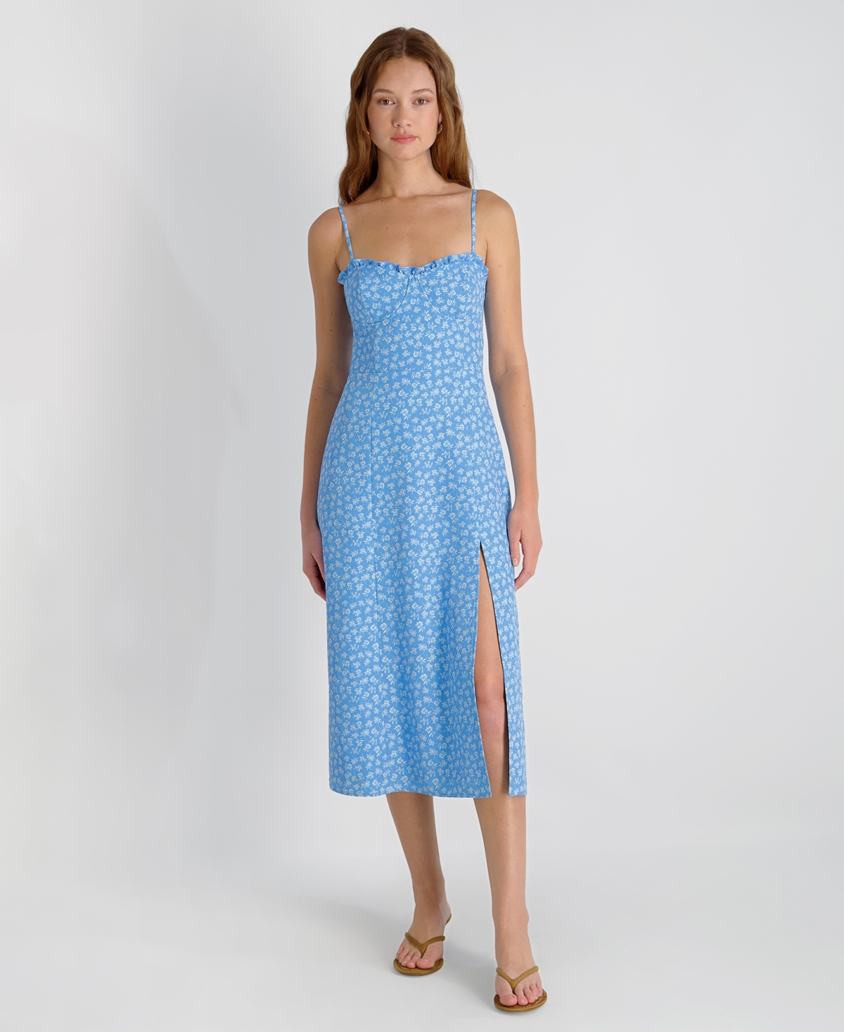 Click here for French Connection Womens Sleeveless Side Slit Midi... prices