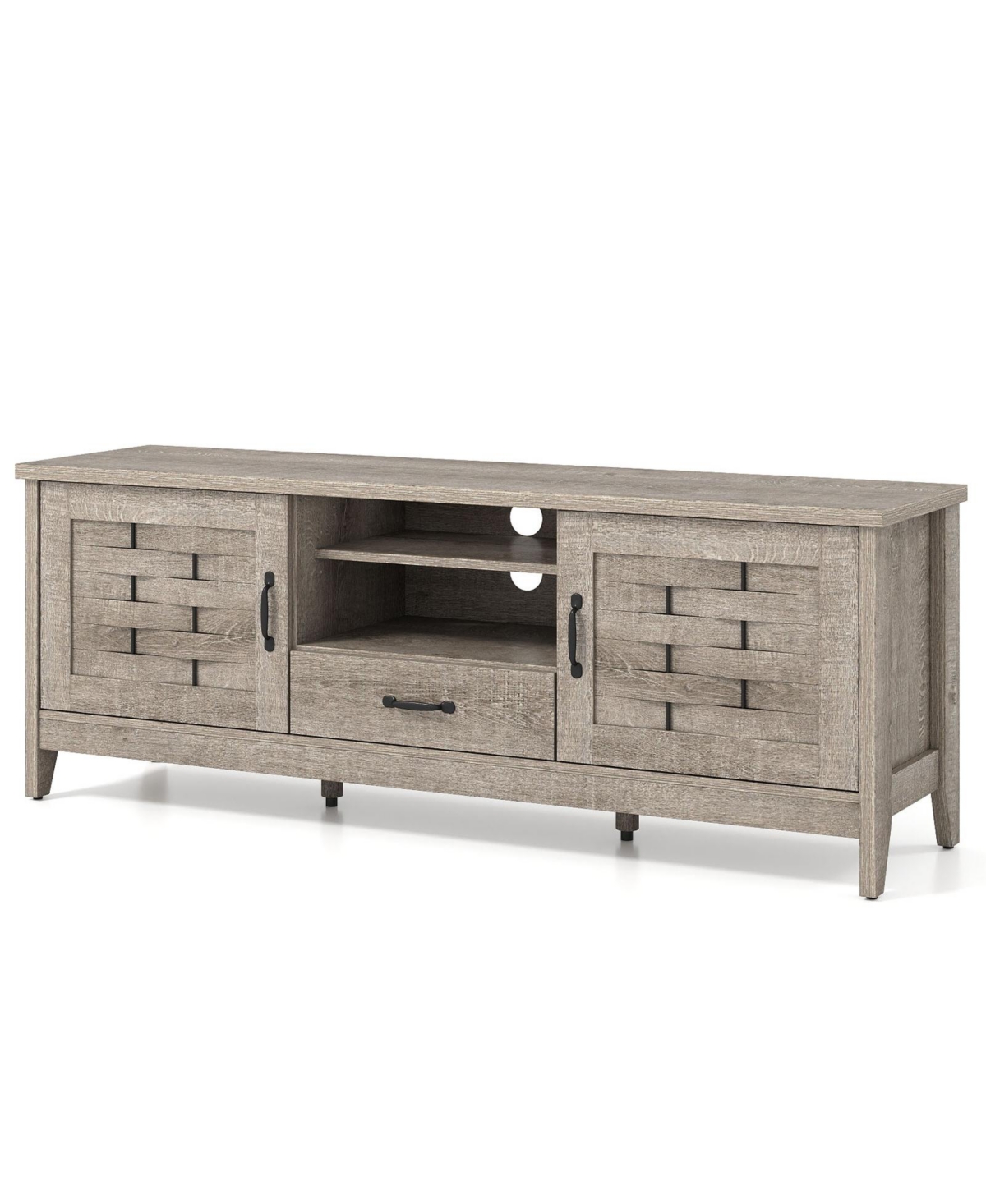 Click here for Sugift Farmhouse Tv Stand for 65 Inch TVs with 2 W... prices