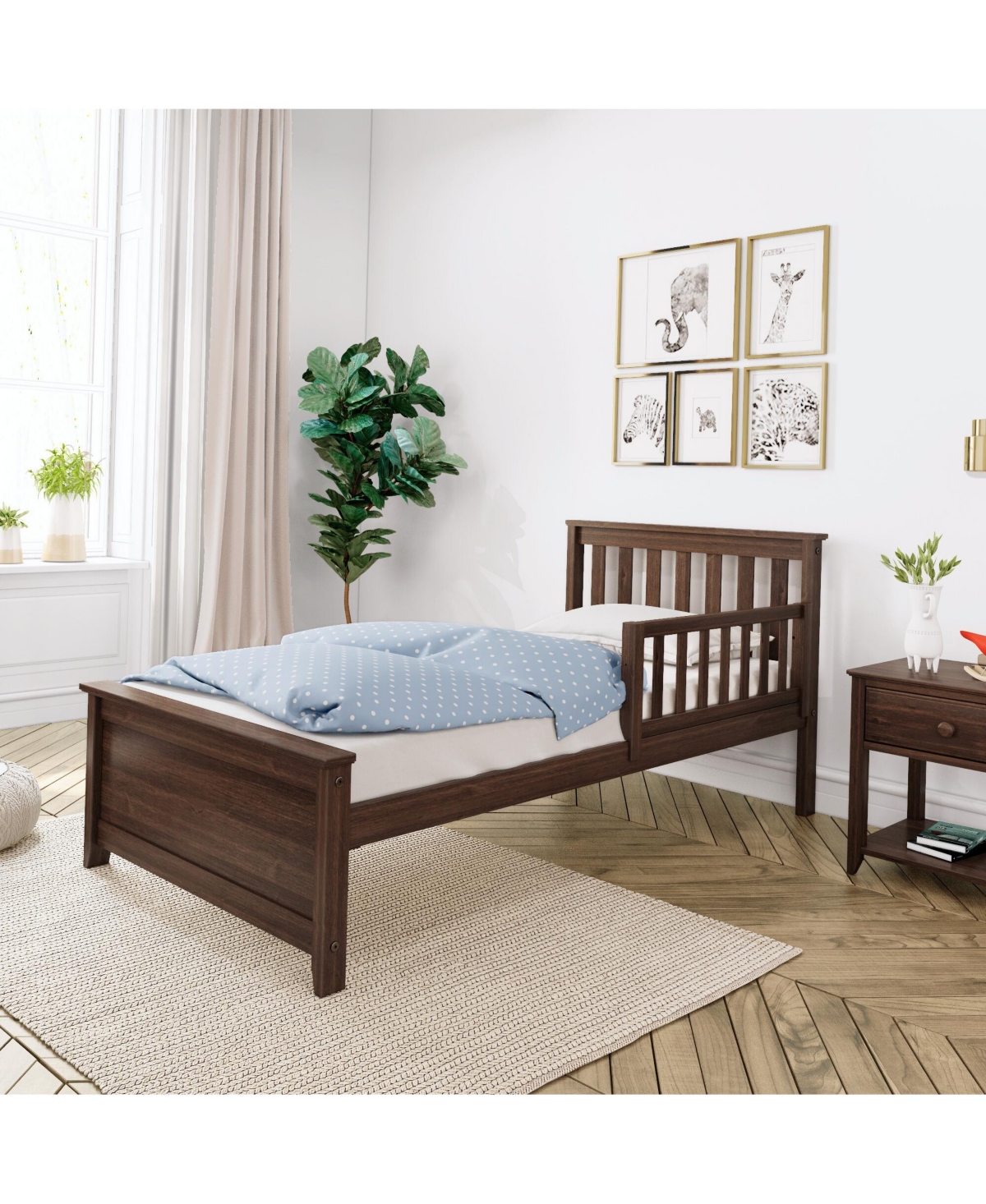 Click here for Max and Lily with Single Guard Rail - Walnut prices