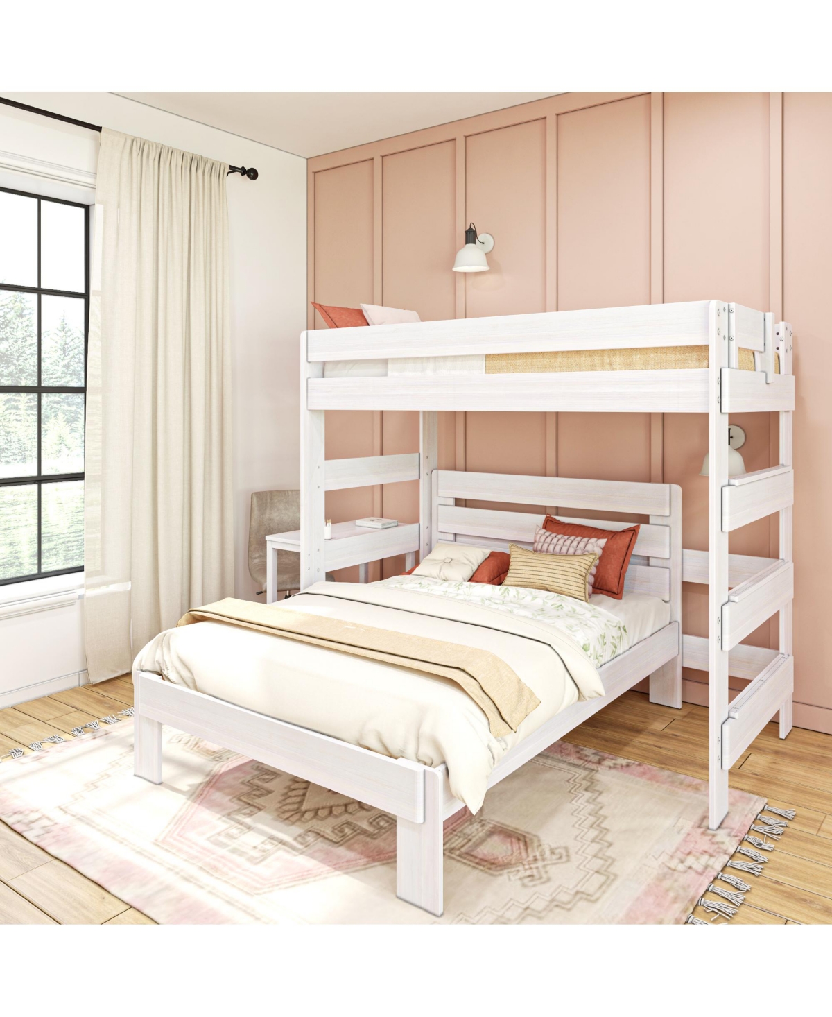 Click here for Max & Lily Farmhouse Twin over Full L-Shaped Bunk... prices