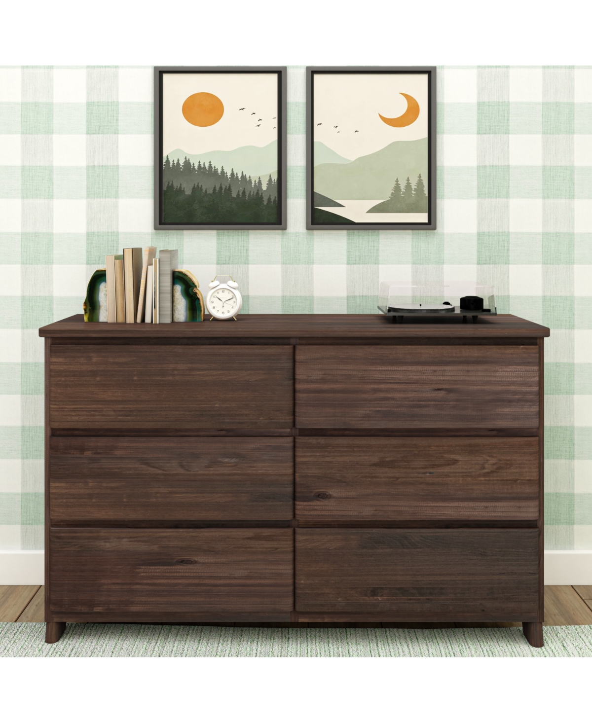 Click here for Max & Lily 6 Drawer Dresser  Storage Drawers Farmh... prices