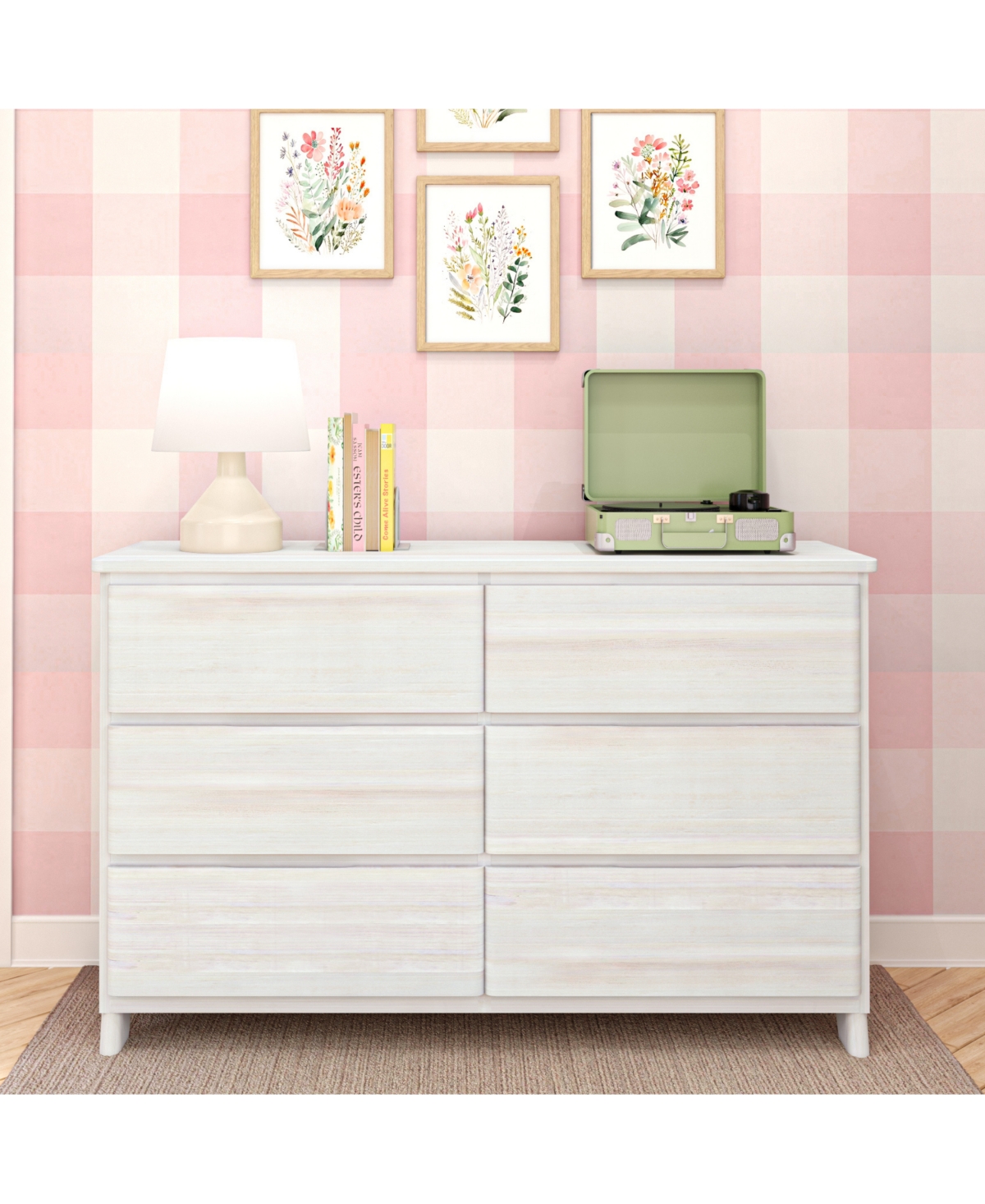 Click here for Max & Lily 6 Drawer Dresser  Storage Drawers Farmh... prices