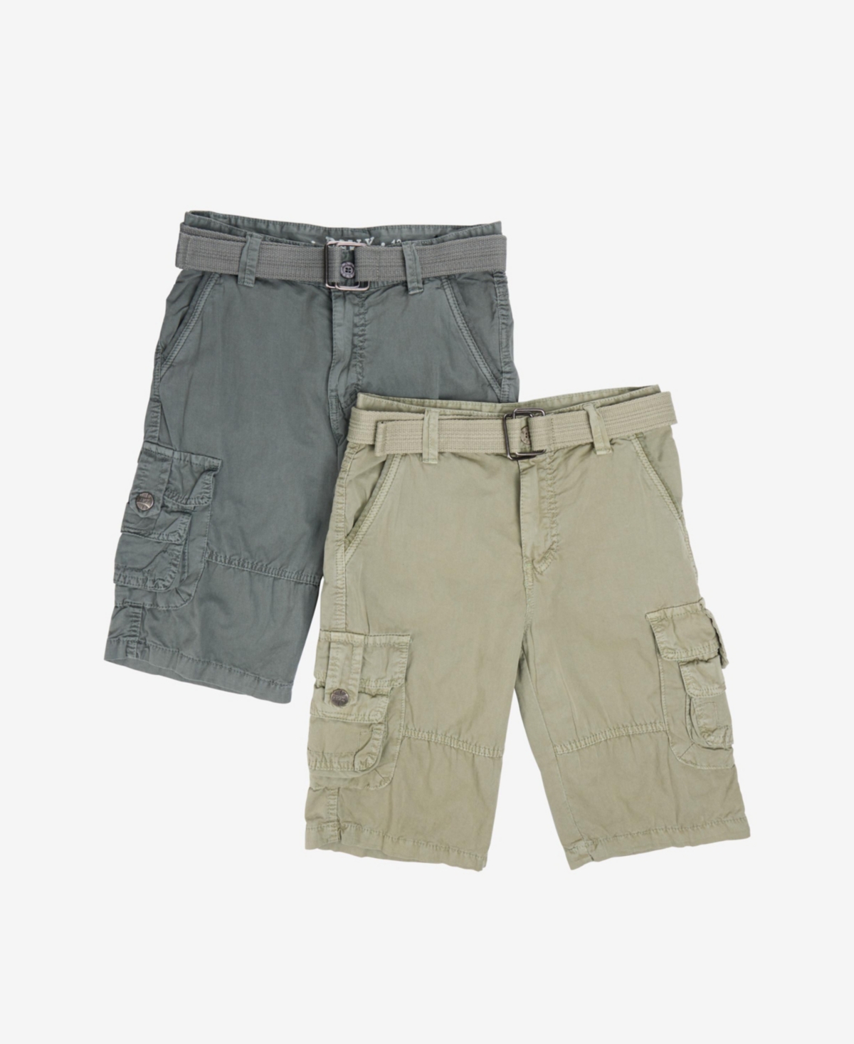 Click here for Raw X Big Boys 2 Pack Combo Belted Twill Cargo Sho... prices