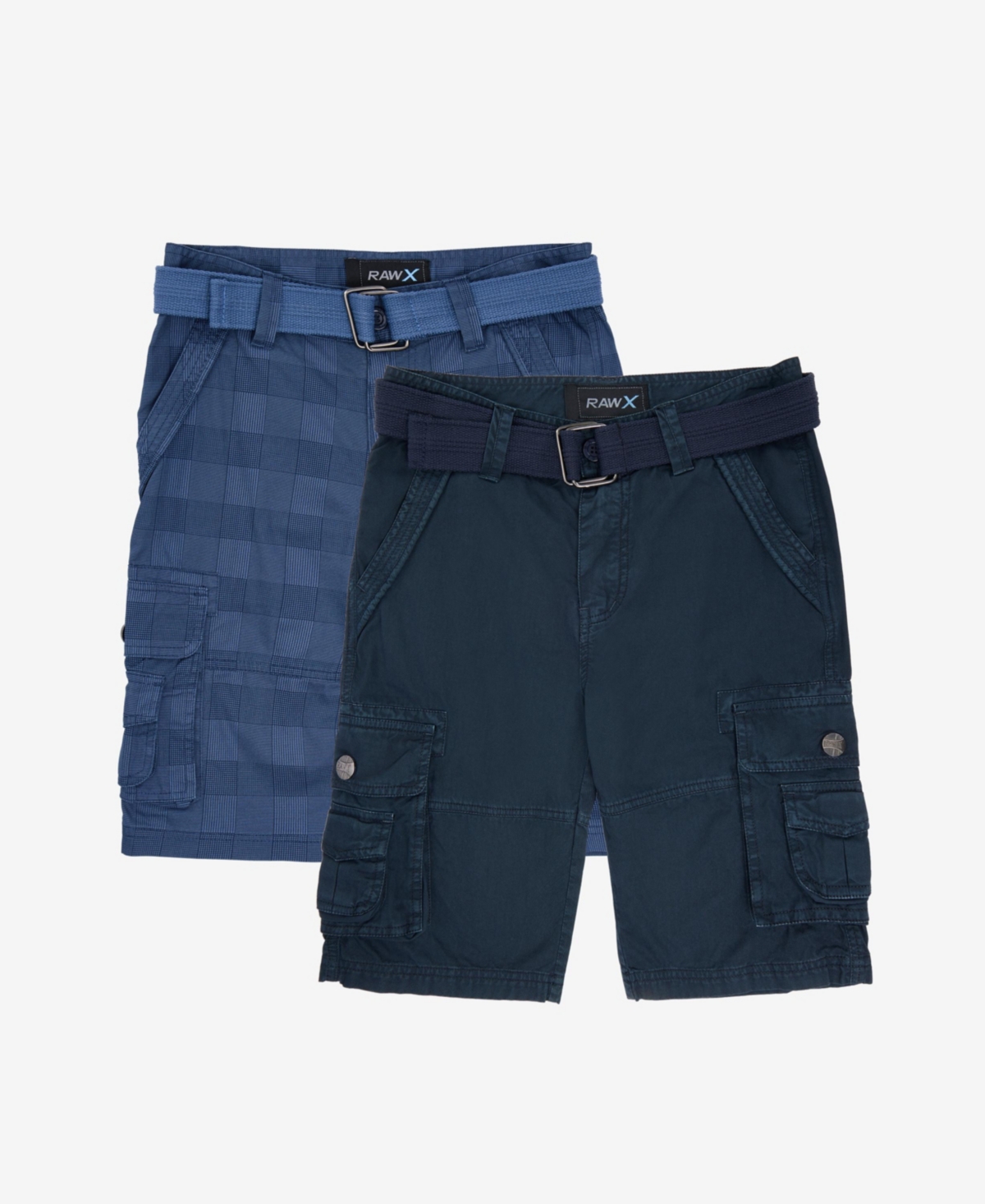 Click here for Raw X Big Boys 2 Pack Combo Belted Twill Cargo Sho... prices