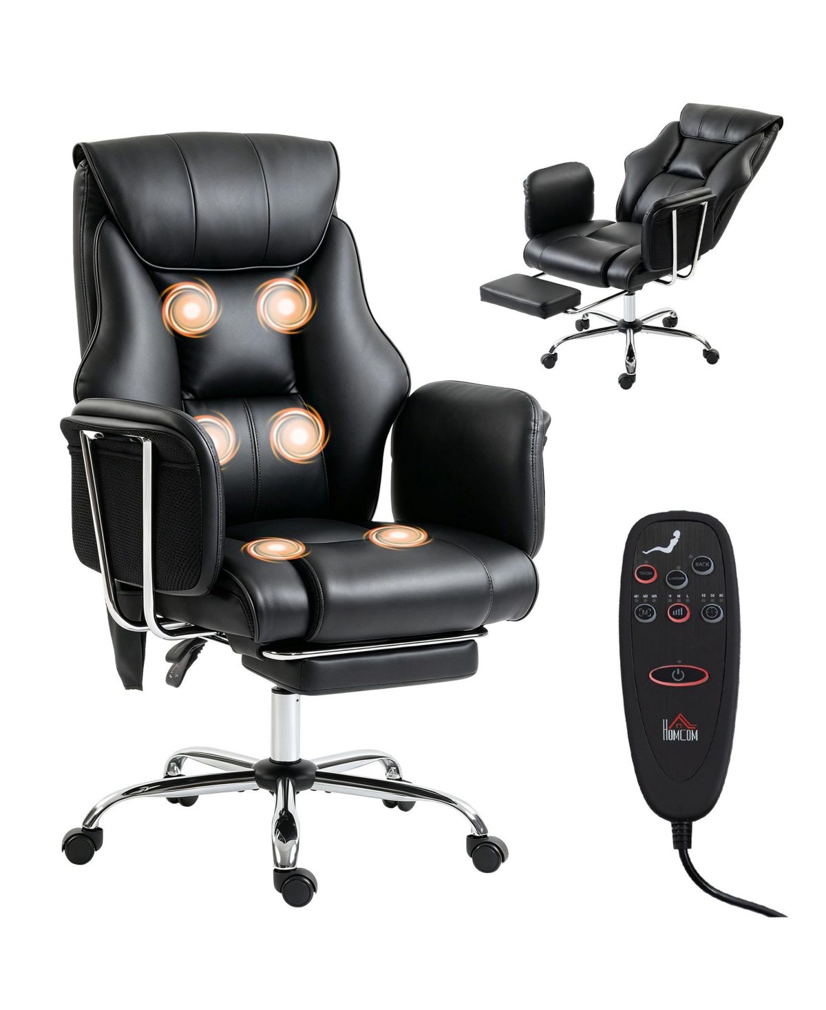 Click here for Homcom Massage Office Chair with 6 Points Vibratio... prices