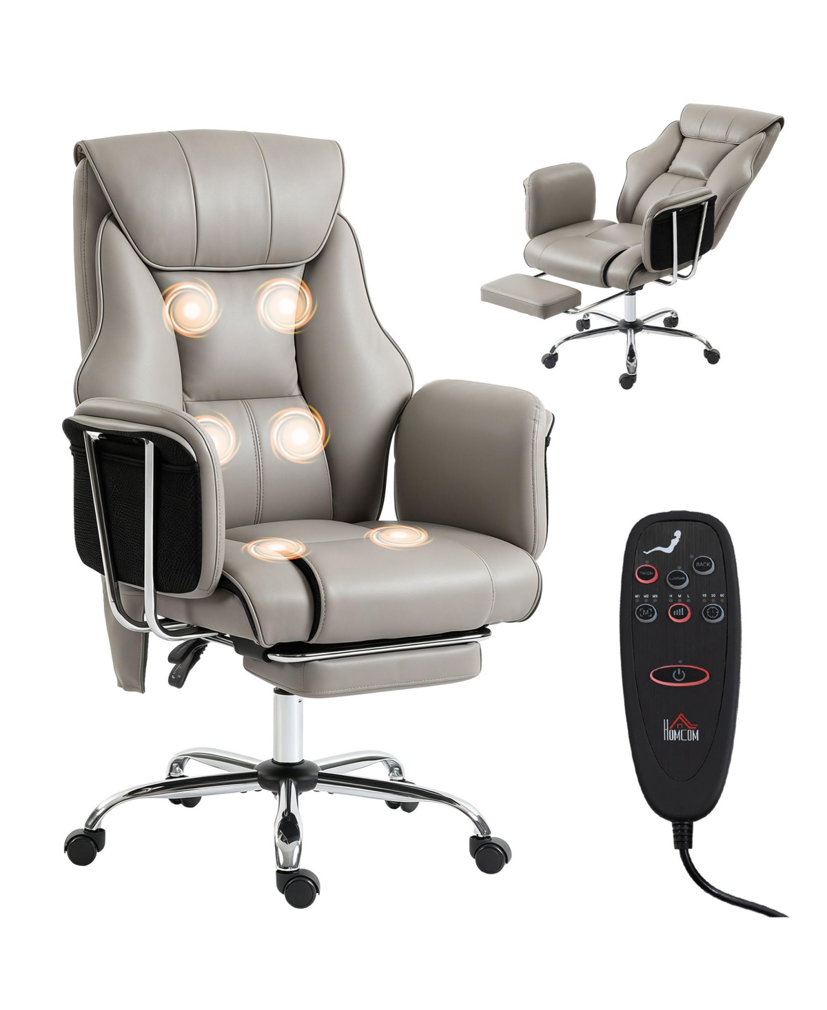 Click here for Homcom Massage Office Chair with 6 Points Vibratio... prices