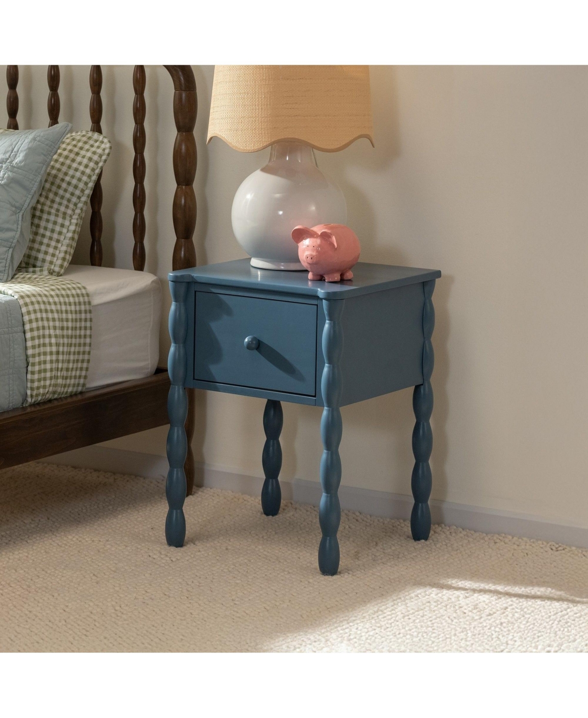 Click here for Max and Lily Jenny Lind 1 Drawer Nightstand - Mist... prices