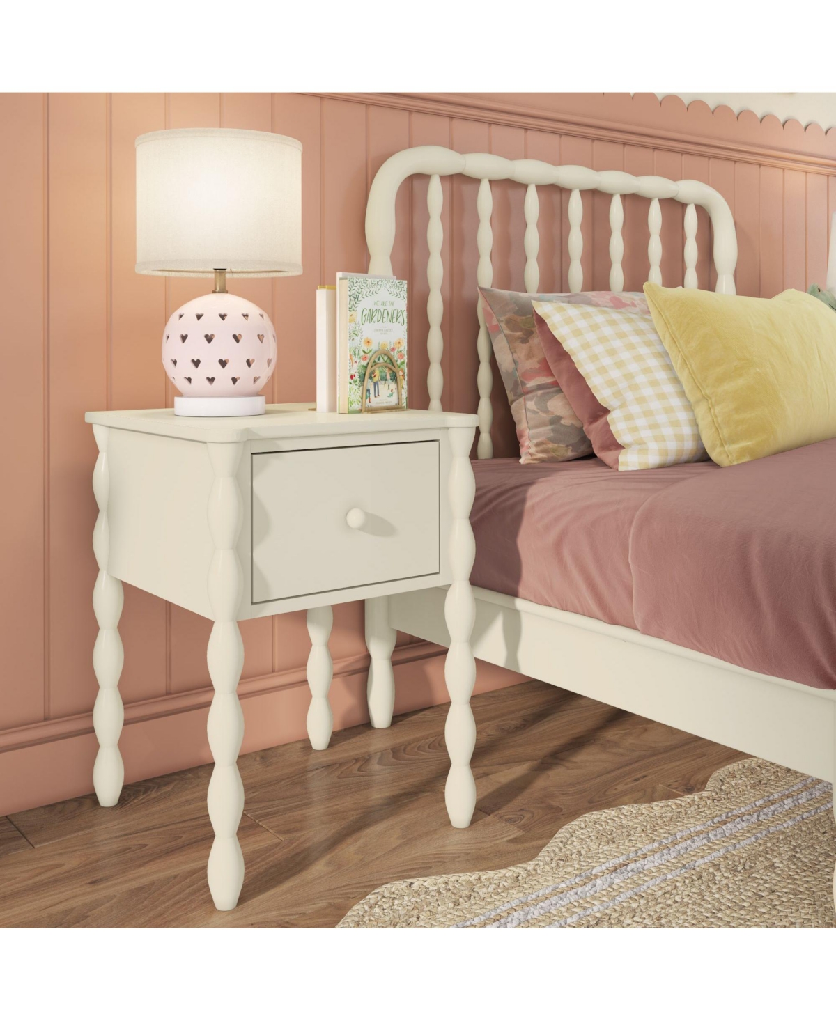 Click here for Max and Lily Jenny Lind 1 Drawer Nightstand - Line... prices